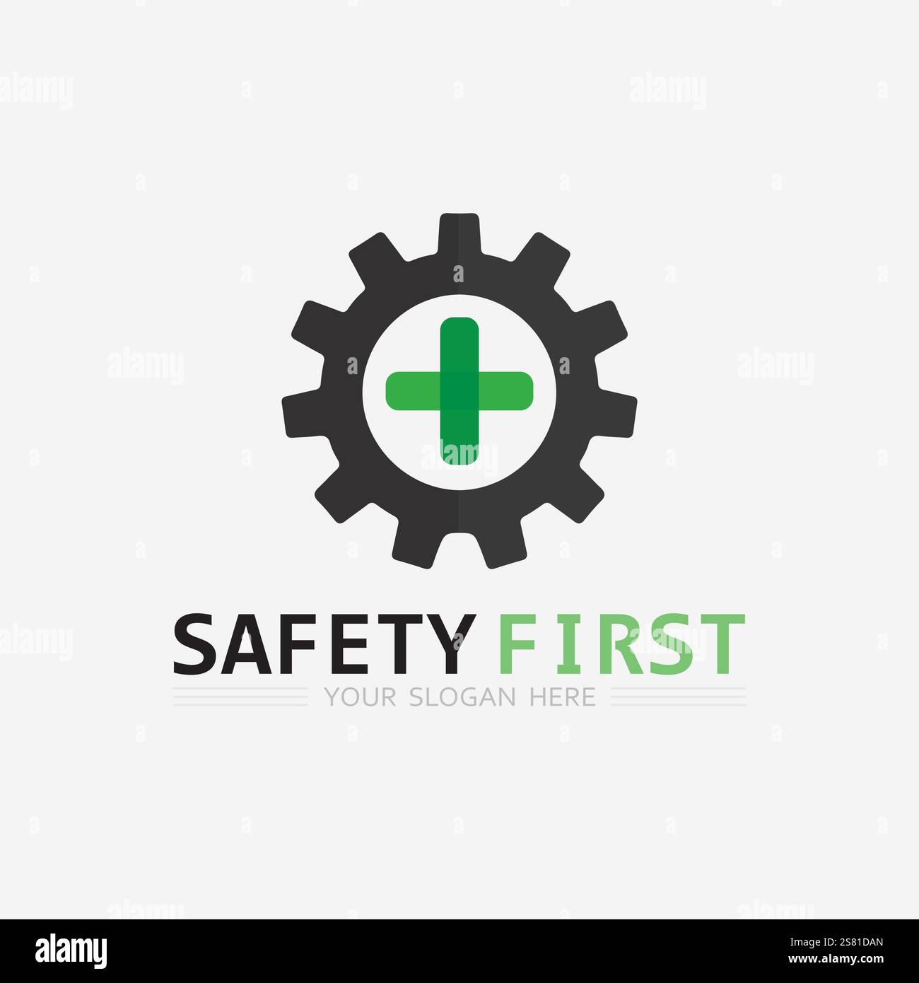 safety first logo icon vector design and illustration graphic sign ...