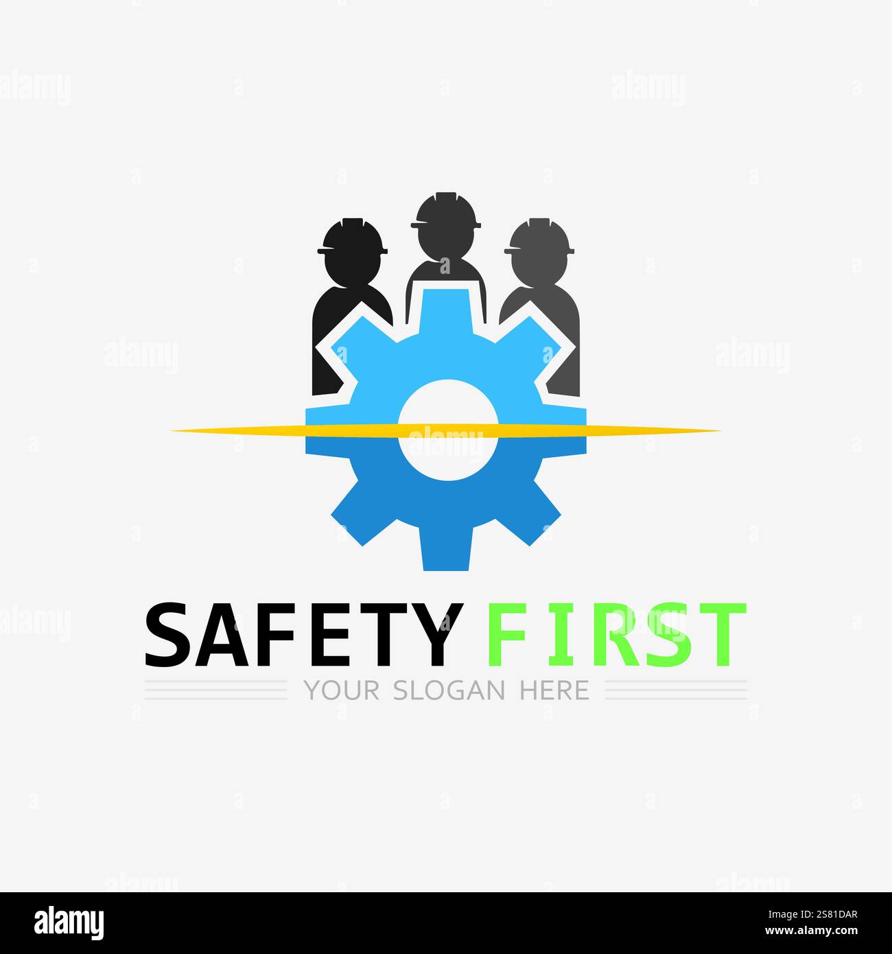 safety first logo icon vector design and illustration graphic sign ...