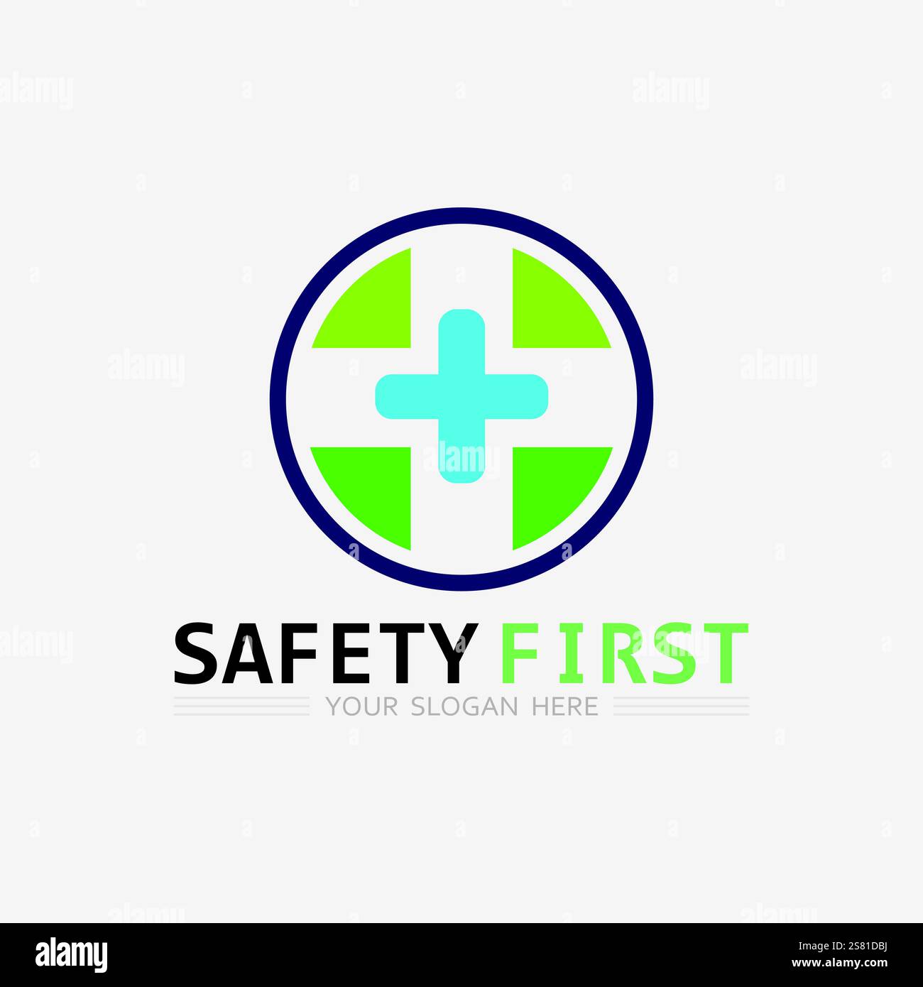 safety first logo icon vector design and illustration graphic sign ...