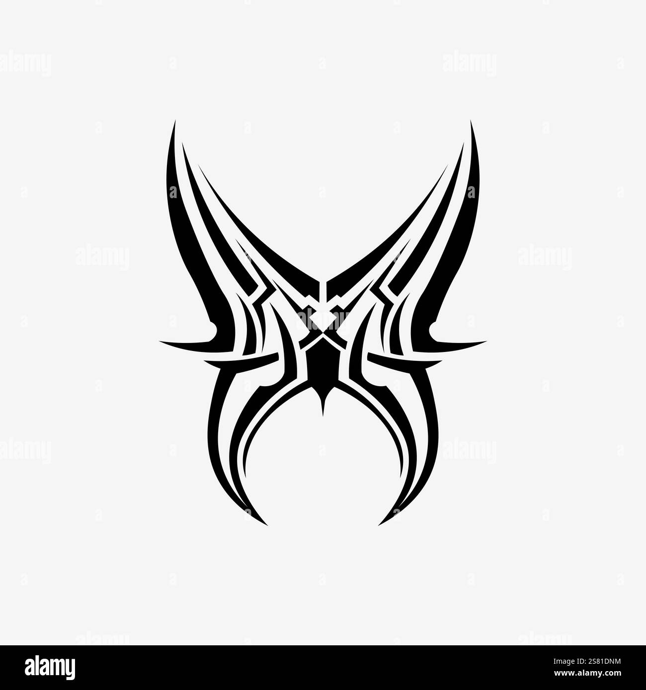 Tribal line vintage hipster Black and White Stock Photos & Images - Alamy