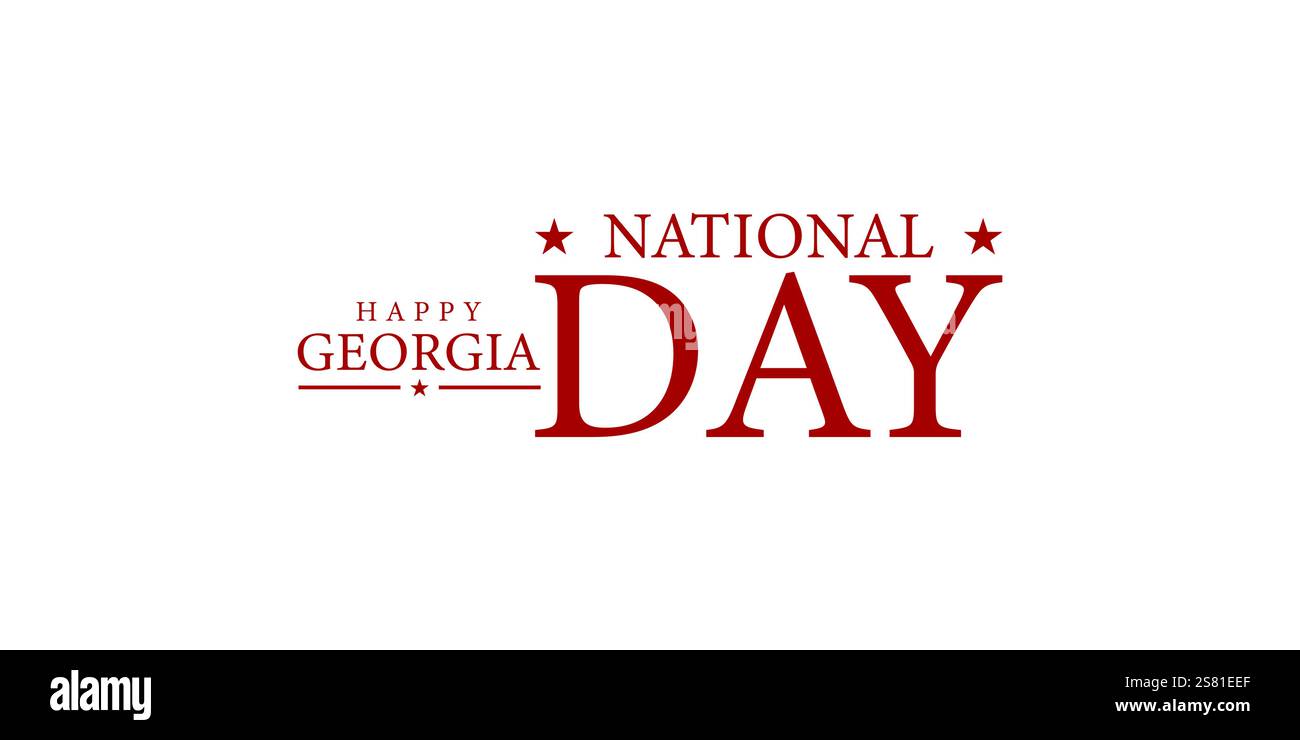 Georgia national day Cut Out Stock Images & Pictures - Alamy