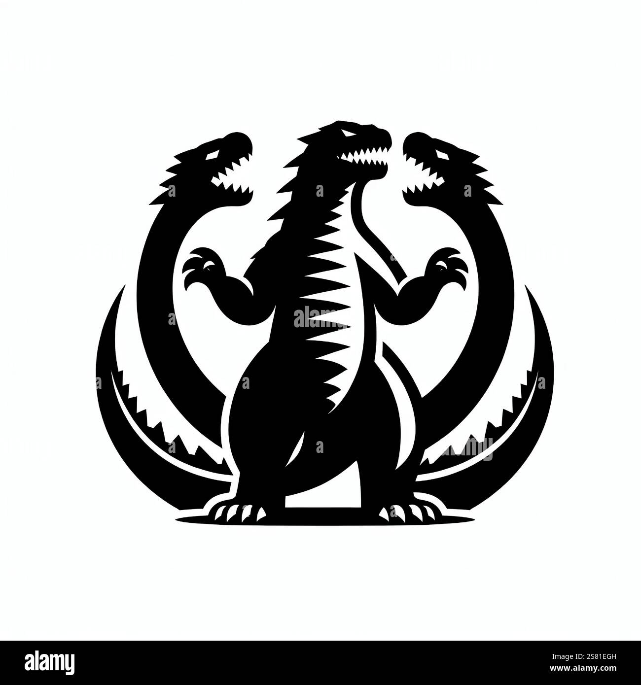 Godzilla Logo Vector Illustration Stock Vector Image & Art - Alamy