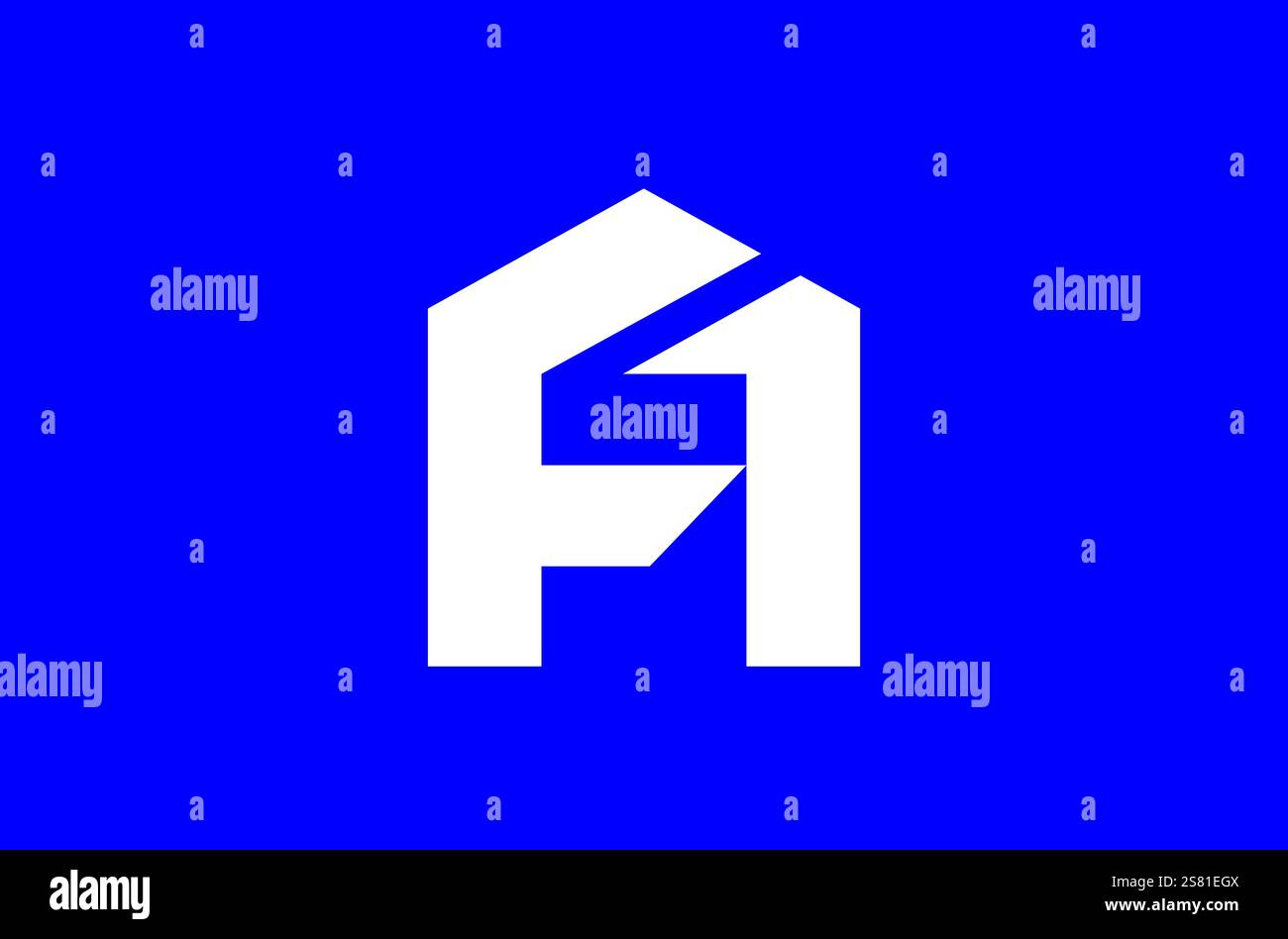 Letter A1 logo, number 1 logo, a one icon, letter F, hexagon a logo ...