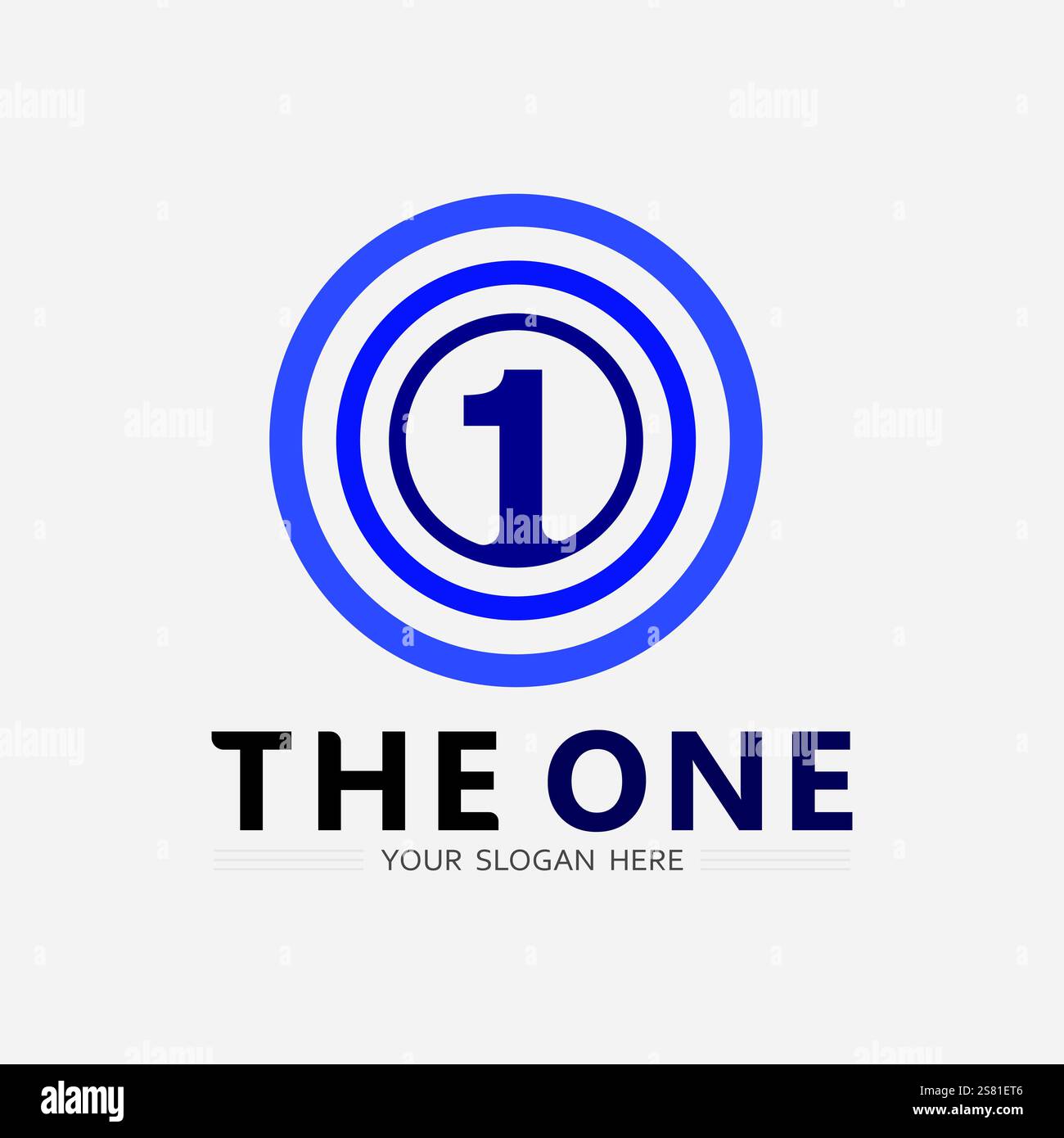 Number one logo and Vector Number design Stock Images Illustration ...