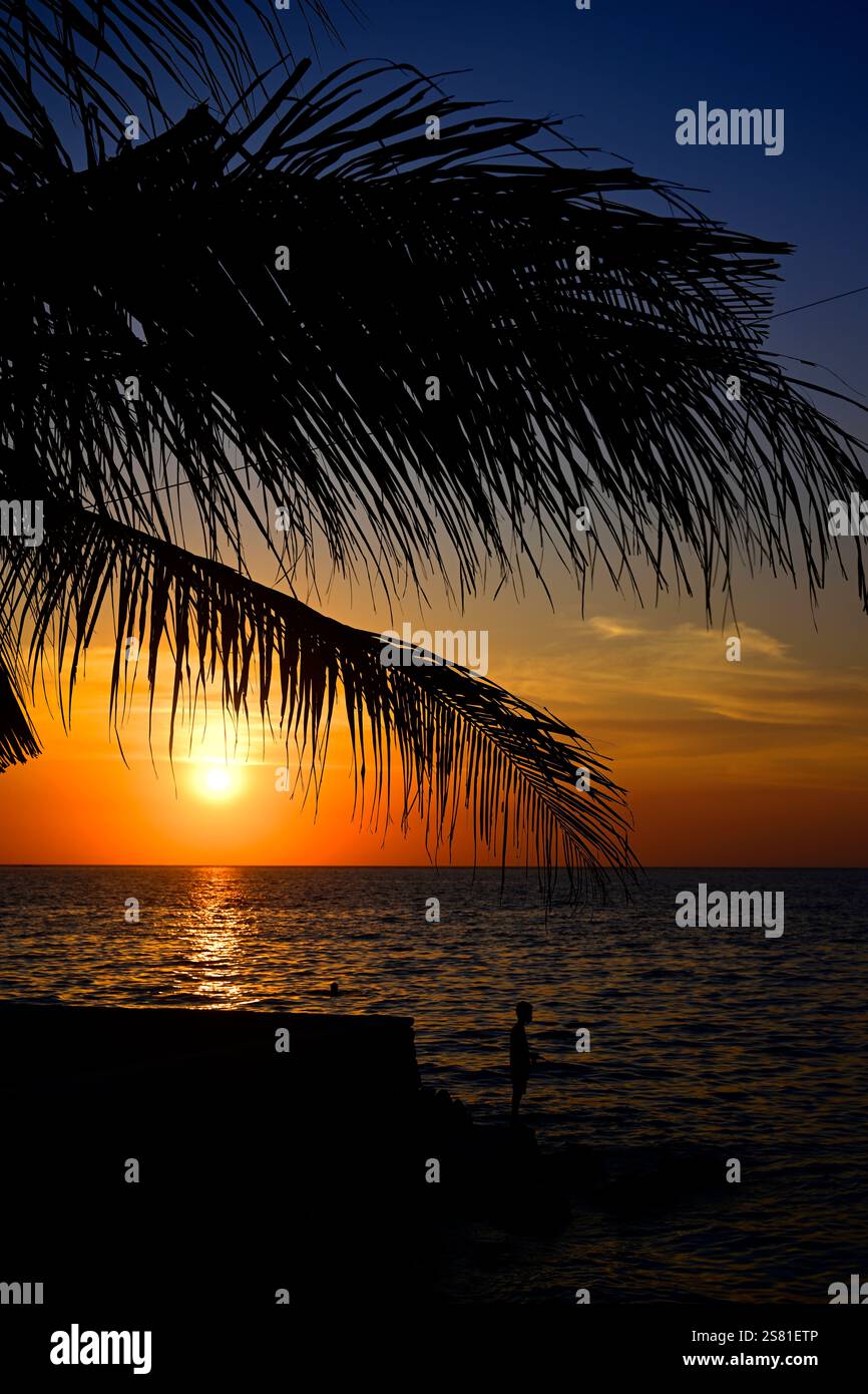 Sunset near Pare Pare,Sulawesi,Indonesia,Asia Stock Photo - Alamy