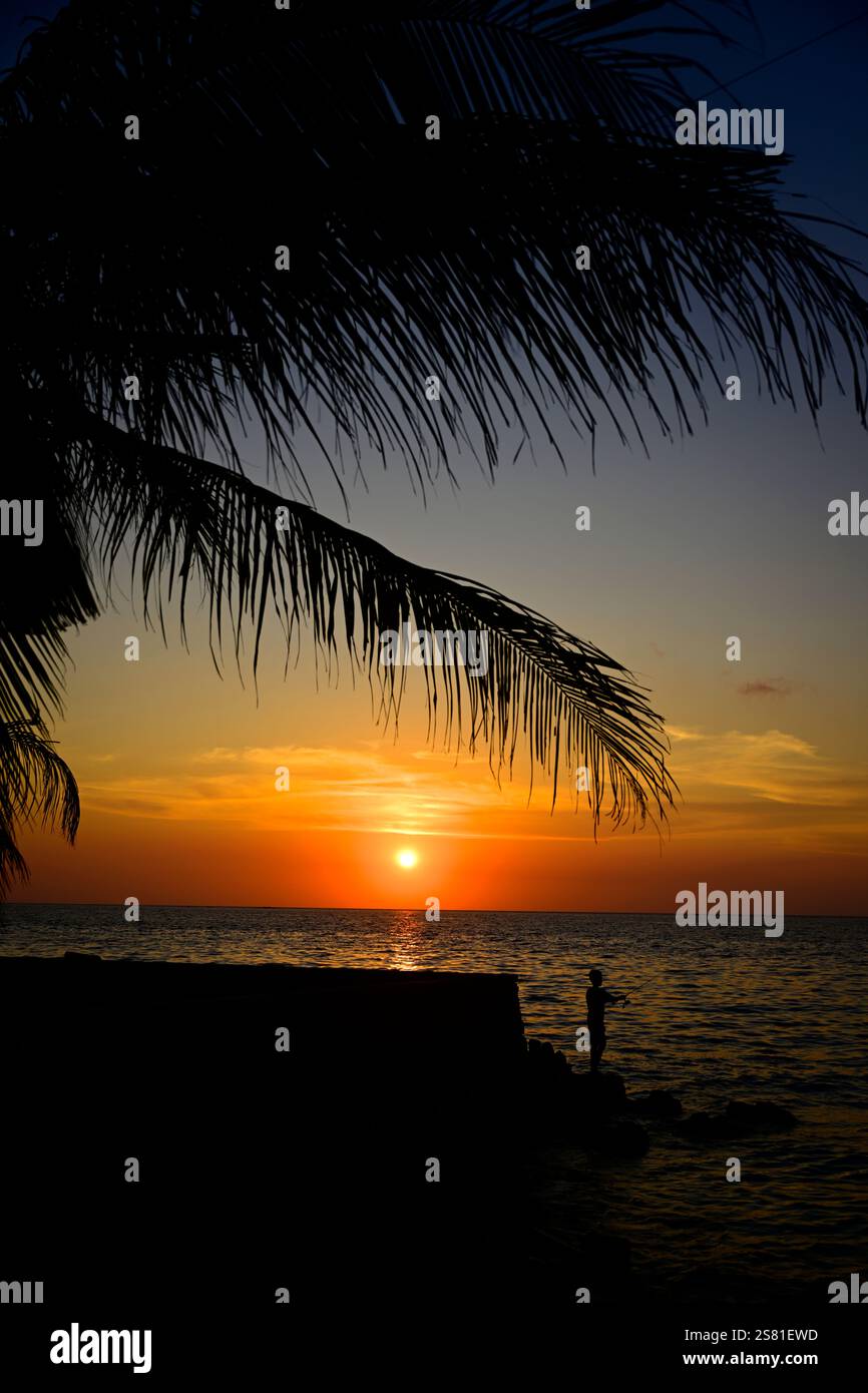 Sunset near Pare Pare,Sulawesi,Indonesia,Asia Stock Photo - Alamy