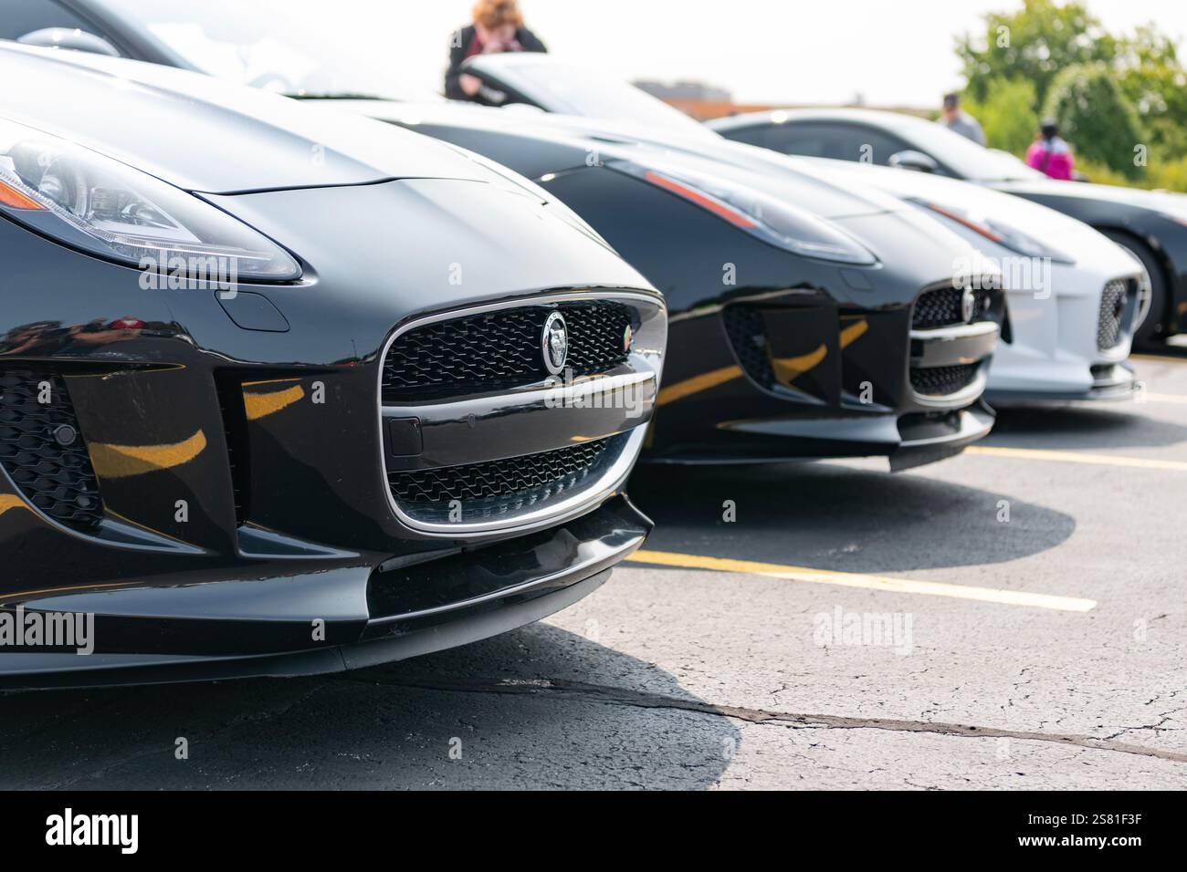 Chicago, Illinois, USA - September 08, 2024: Jaguar F-TYPE S v8 AWD ...