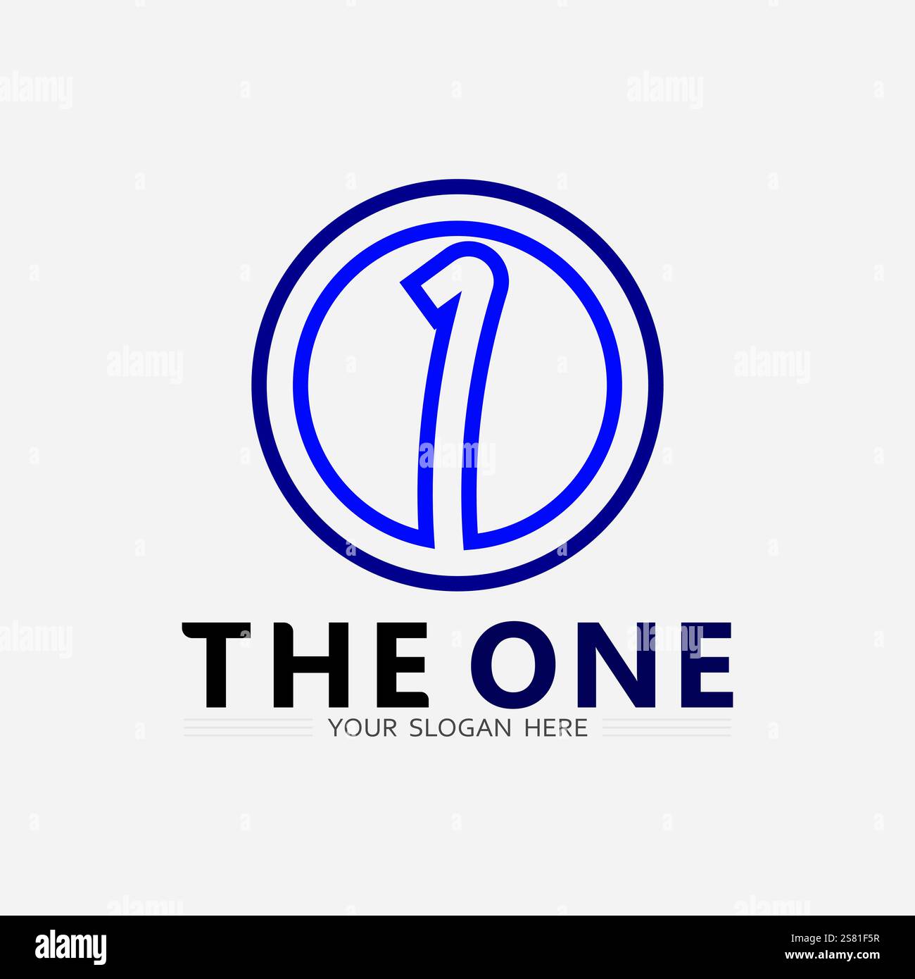 Number one logo and Vector Number design Stock Images Illustration ...