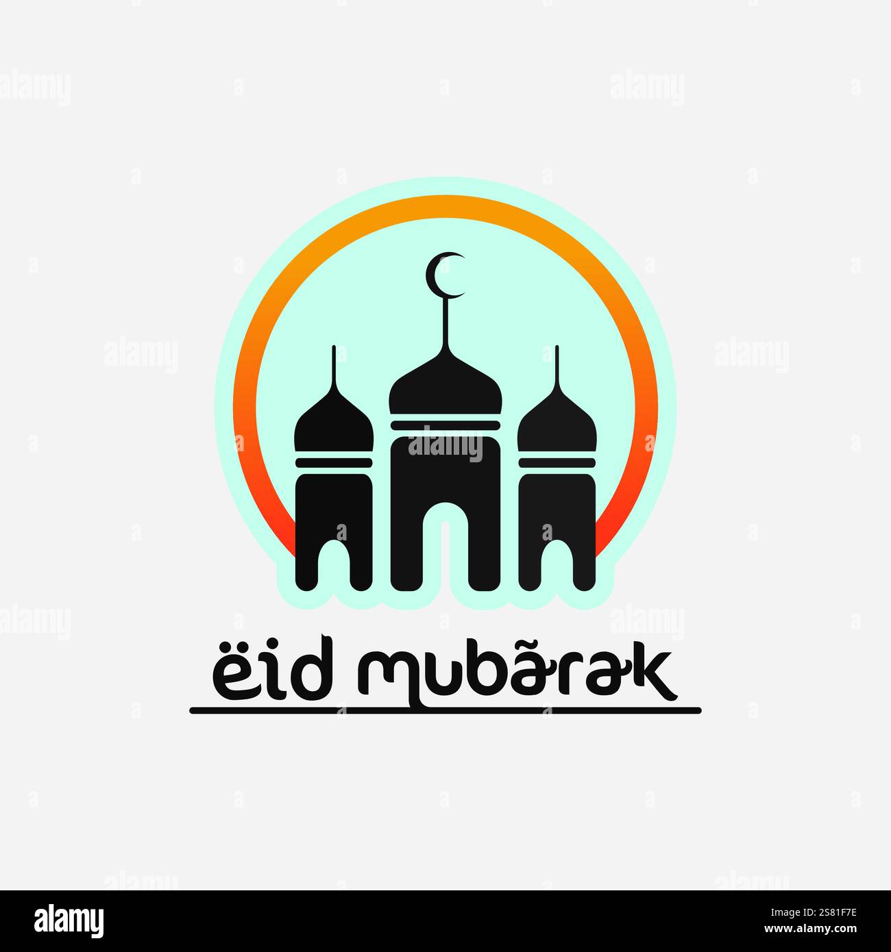 eid mubarak icon logo islamic and ramdhan religion illustration logo ...