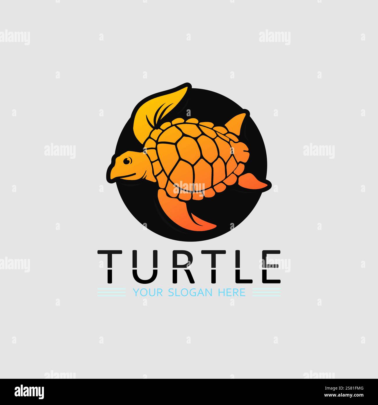 Turtle animal cartoon icon vector illustration Stock Vector Image & Art ...