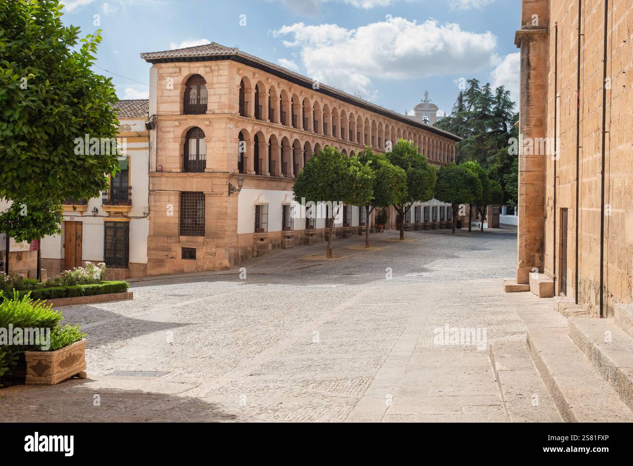 Ronda spain facade palace hi-res stock photography and images - Alamy