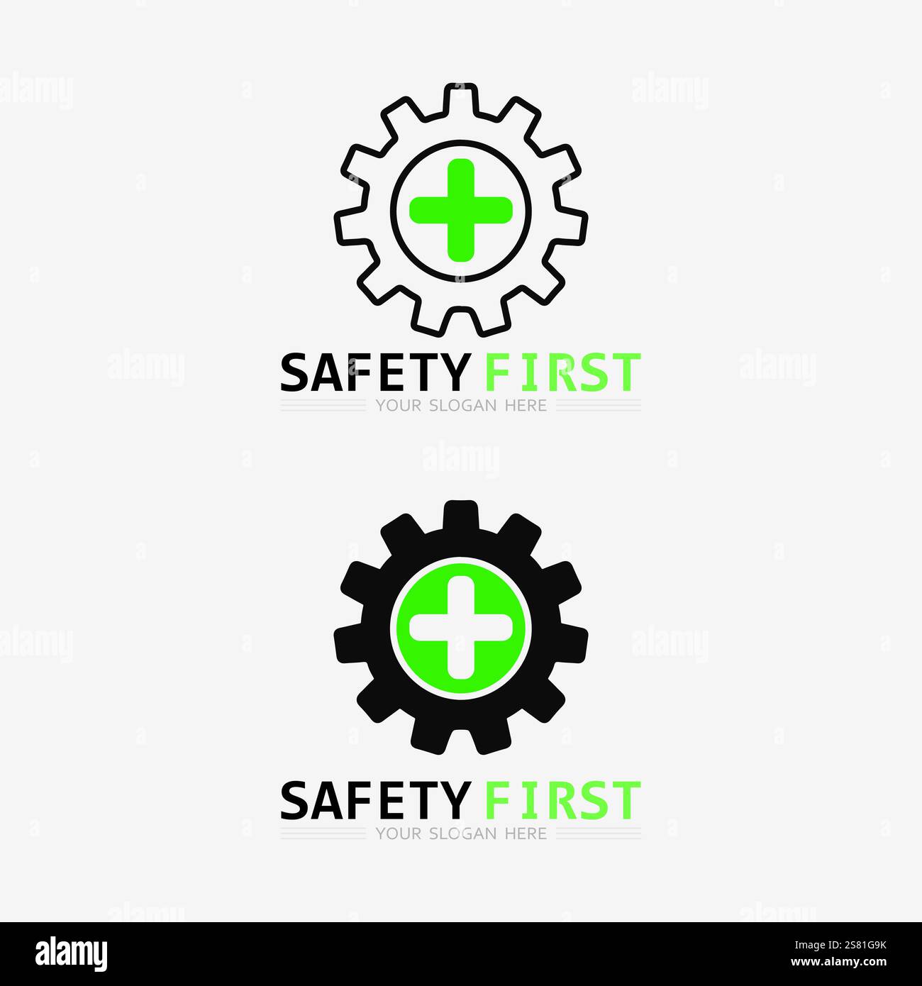 safety first logo icon vector design and illustration graphic sign ...