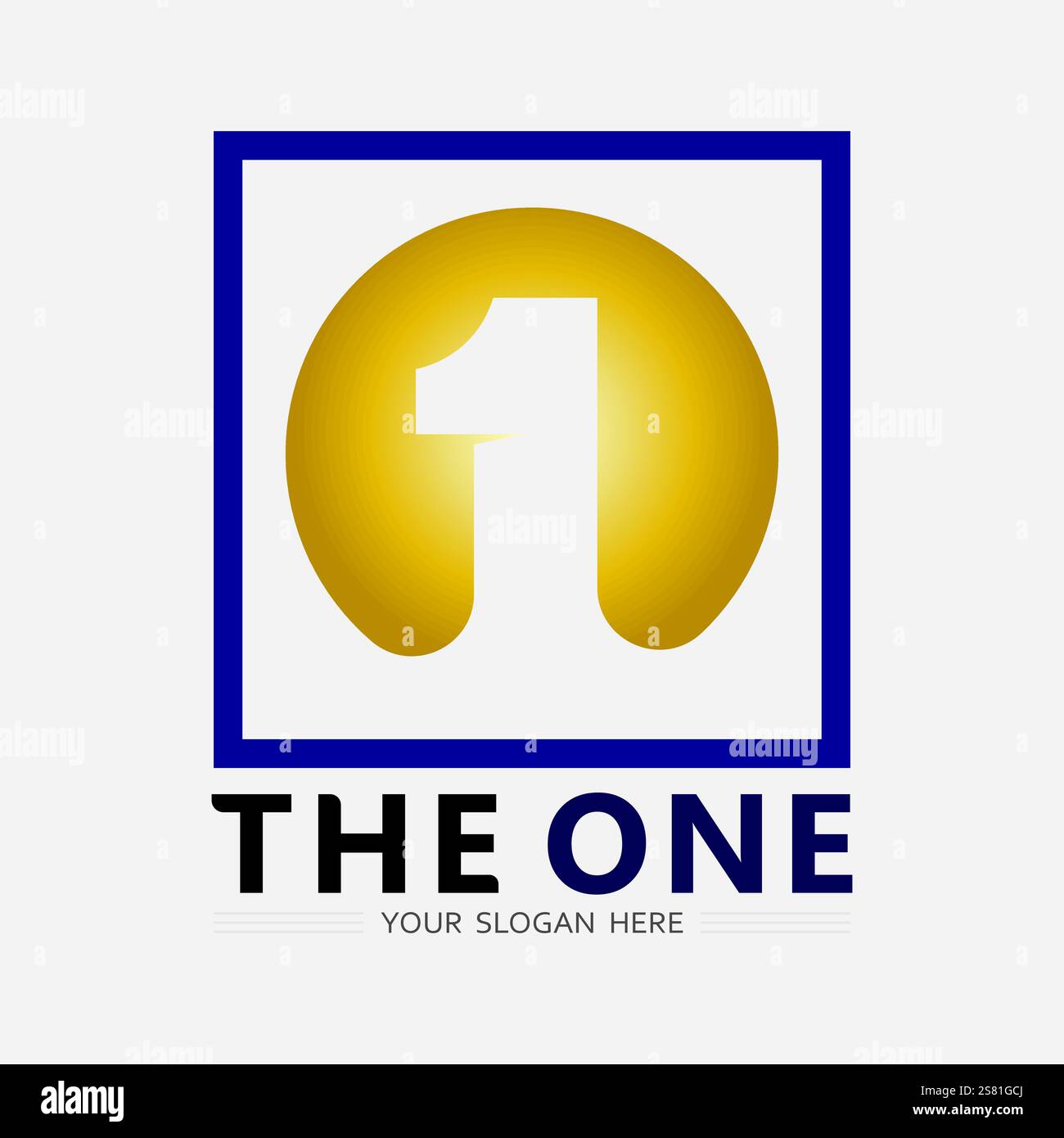 Number one logo and Vector Number design Stock Images Illustration ...