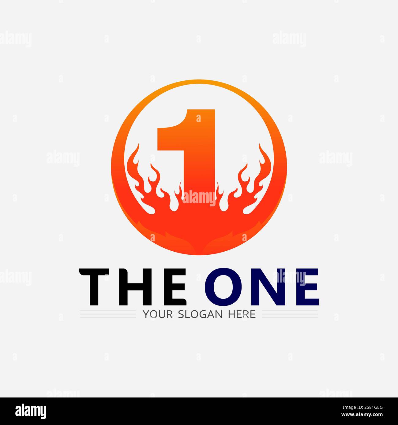 Number one logo and Vector Number design Stock Images Illustration ...