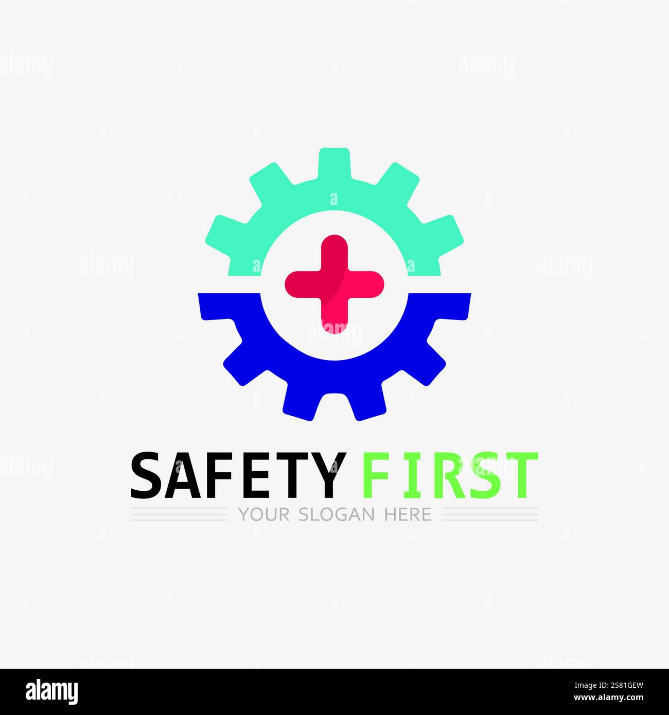 safety first logo icon vector design and illustration graphic sign ...