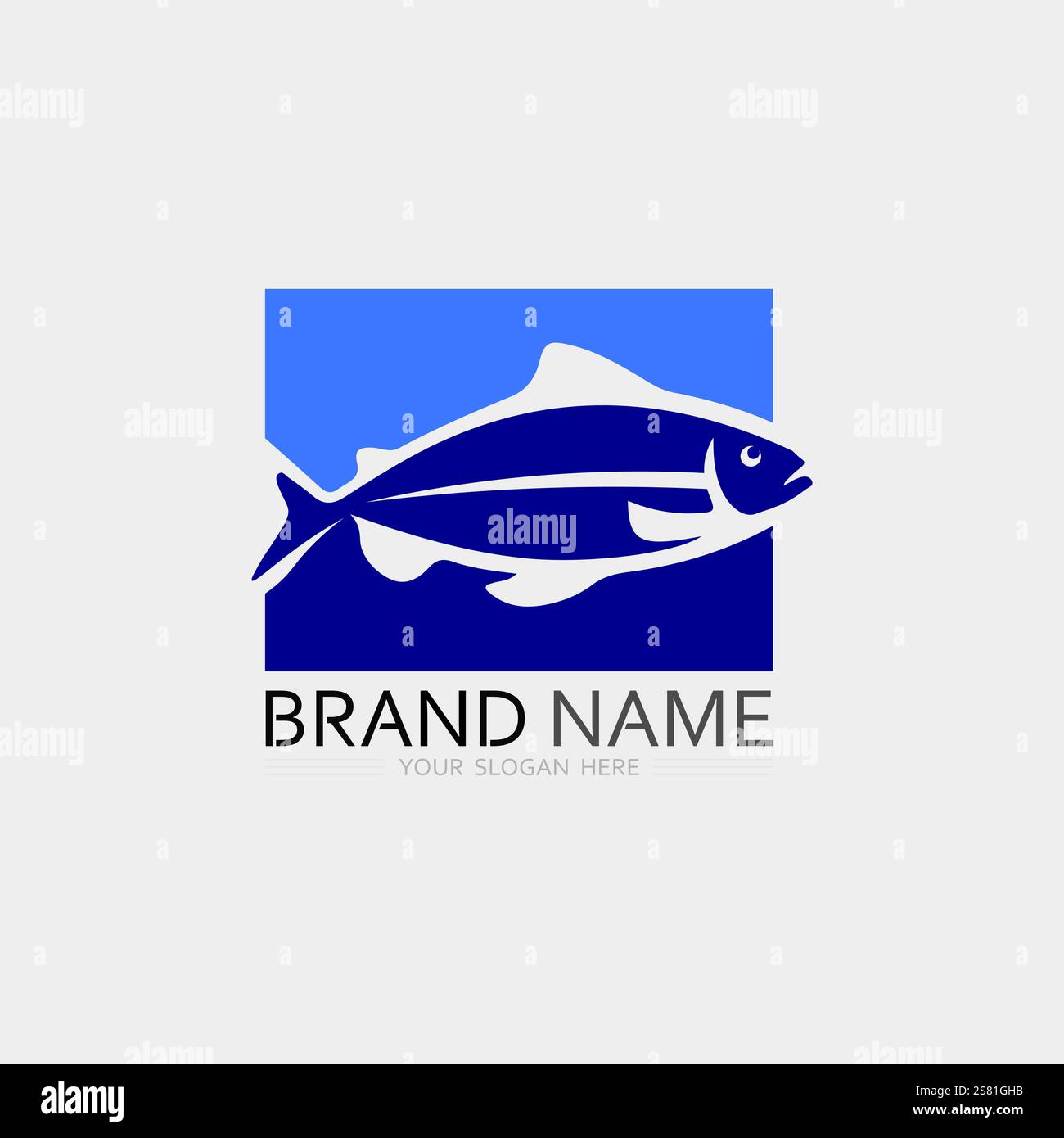 Fish and Fishing logo aquatic design animal vector illustration Stock ...