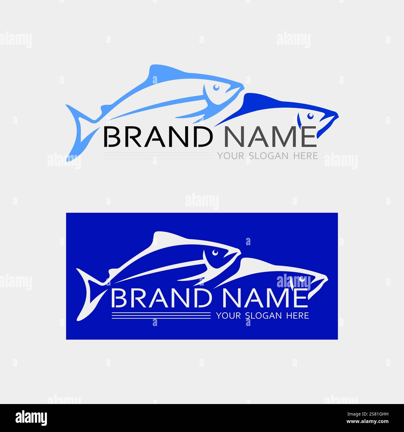 Fish and Fishing logo aquatic design animal vector illustration Stock ...