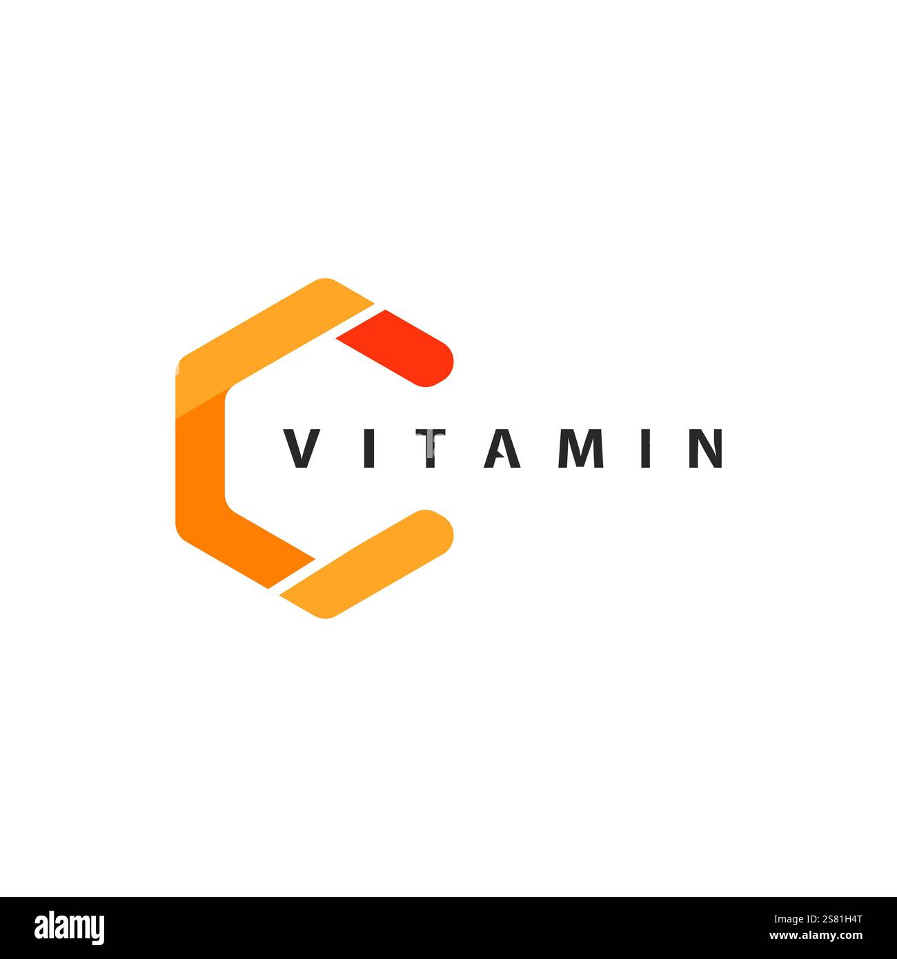 vitamin c logo vector design vector icon health nutrition Stock Vector ...