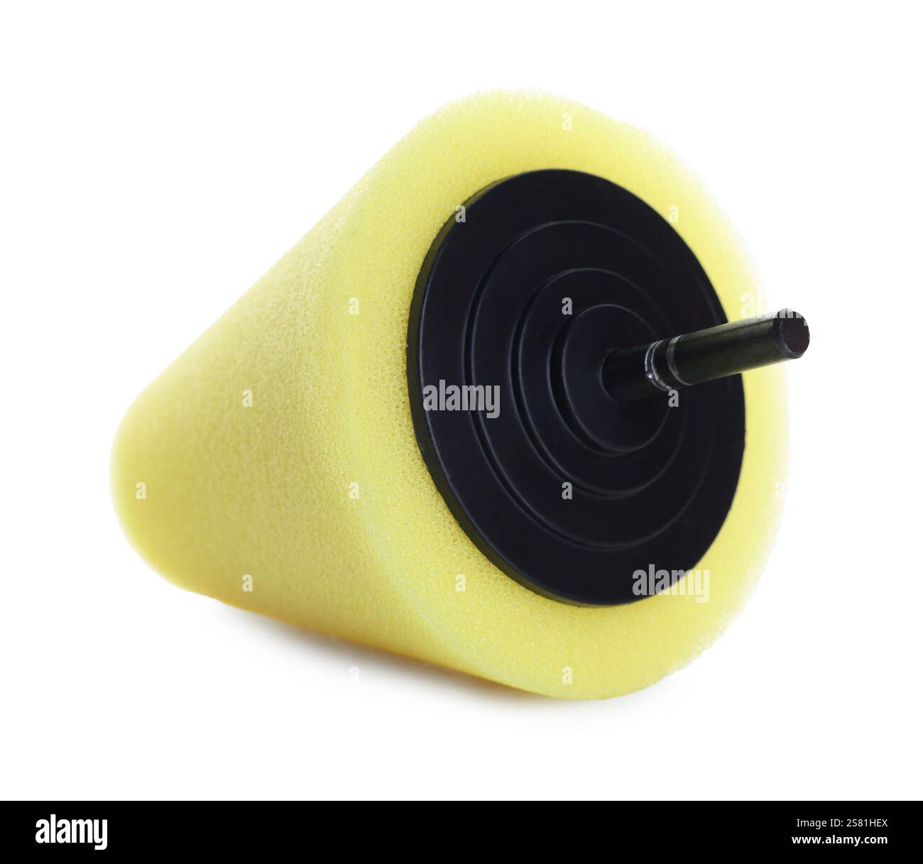 One orbital polisher sponge isolated on white Stock Photo - Alamy