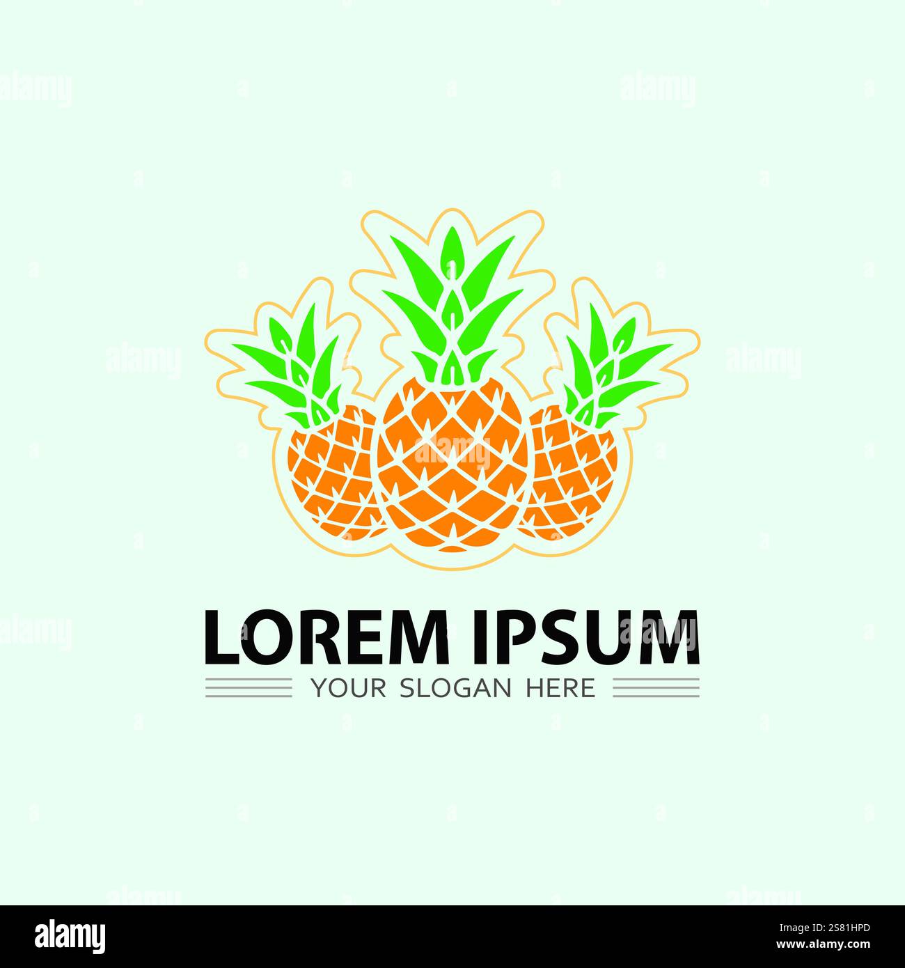 Fruits icon and Fruit logo design fresh fruits tropical nature food ...