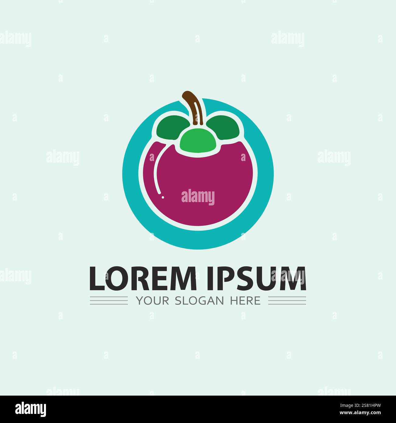 Fruits icon and Fruit logo design fresh fruits tropical nature food ...