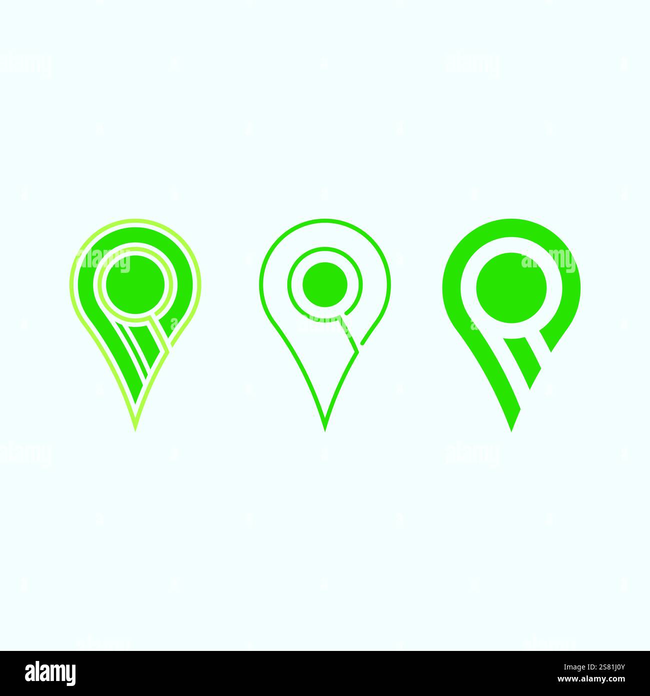 GPS and MAP logo navigator sign location symbol design vector ...
