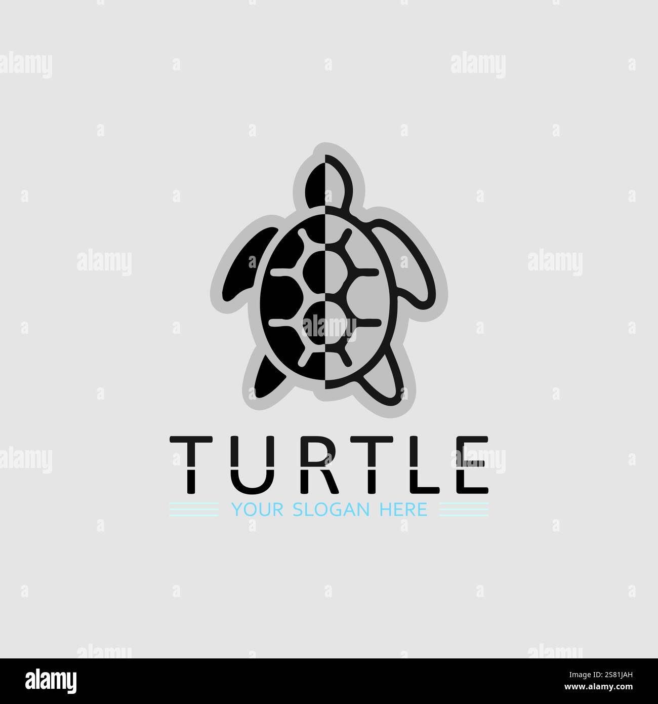 Turtle animal cartoon icon vector illustration Stock Vector Image & Art ...