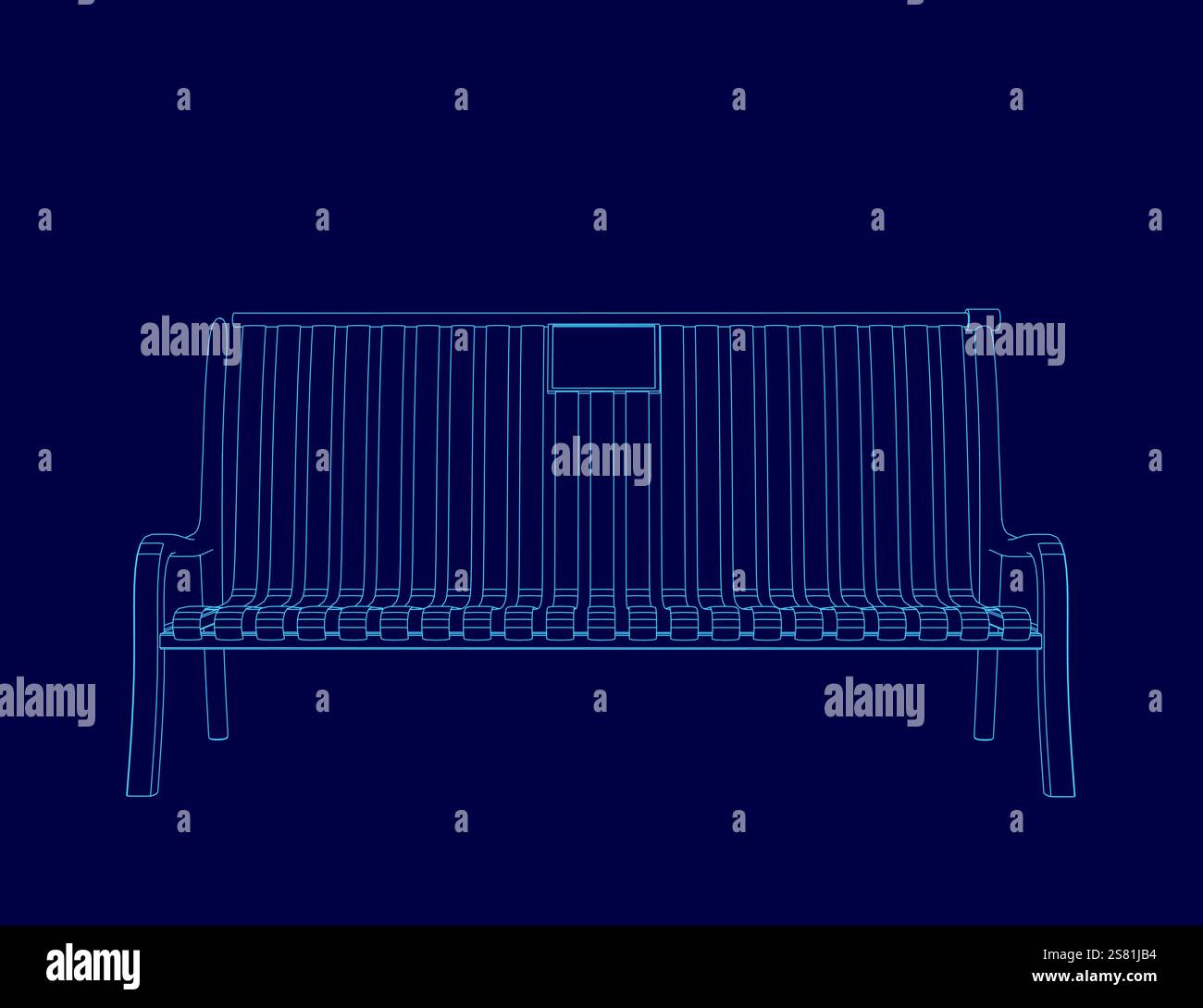 Construction bench Stock Vector Images - Alamy