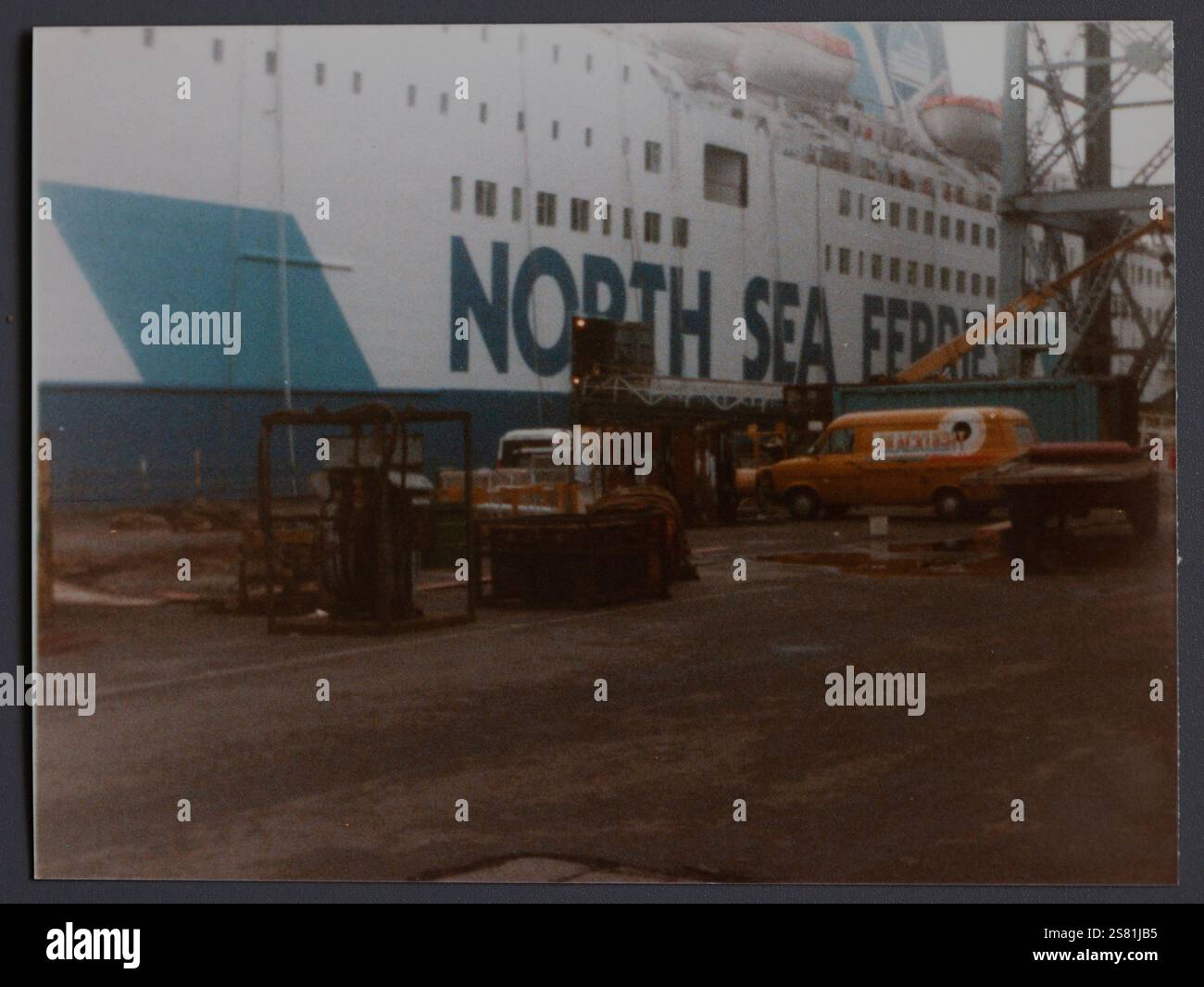M.V. Norsea being built for North Sea Ferries at Govan Shipbuilders in ...
