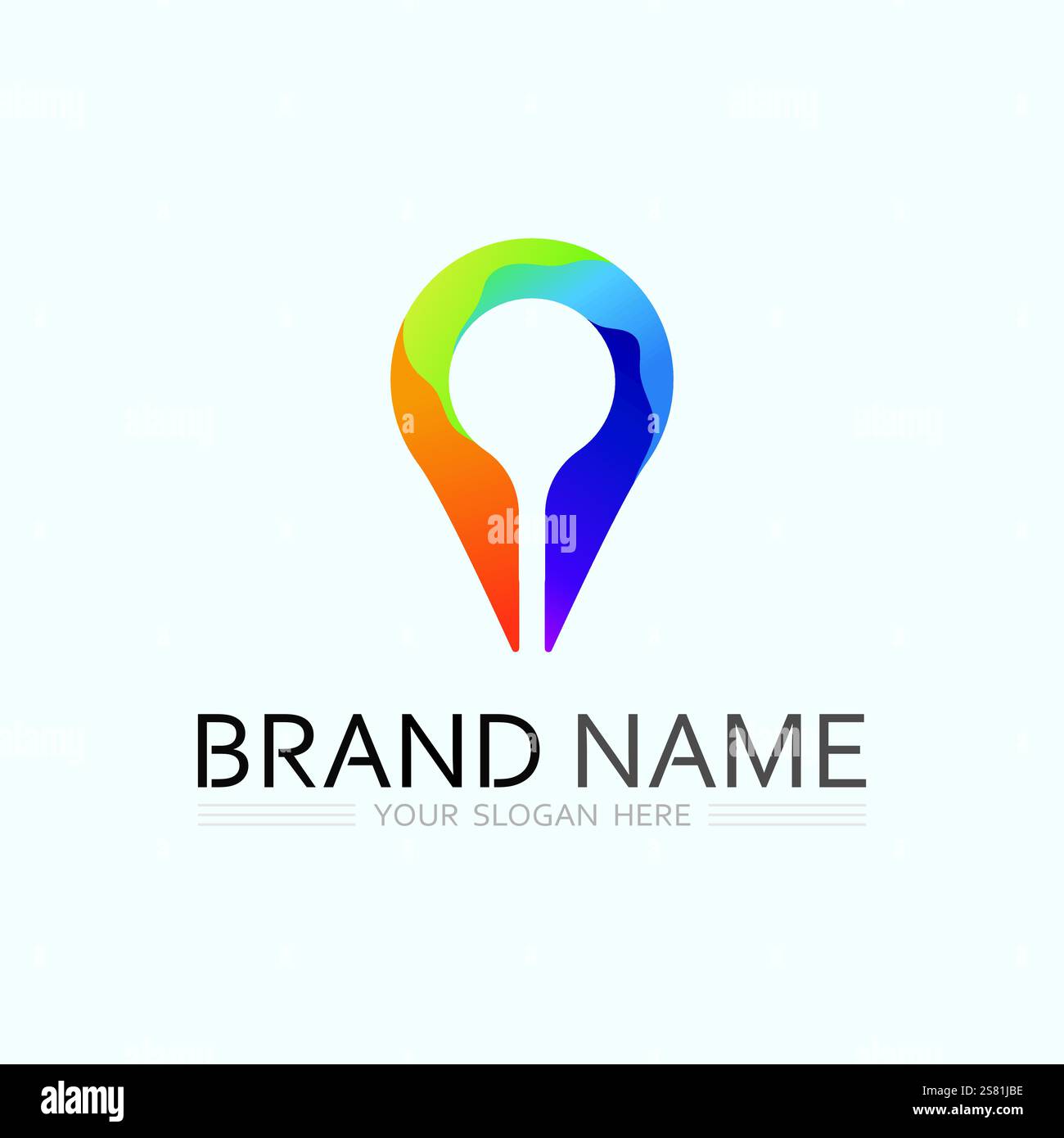 GPS and MAP logo navigator sign location symbol design vector ...