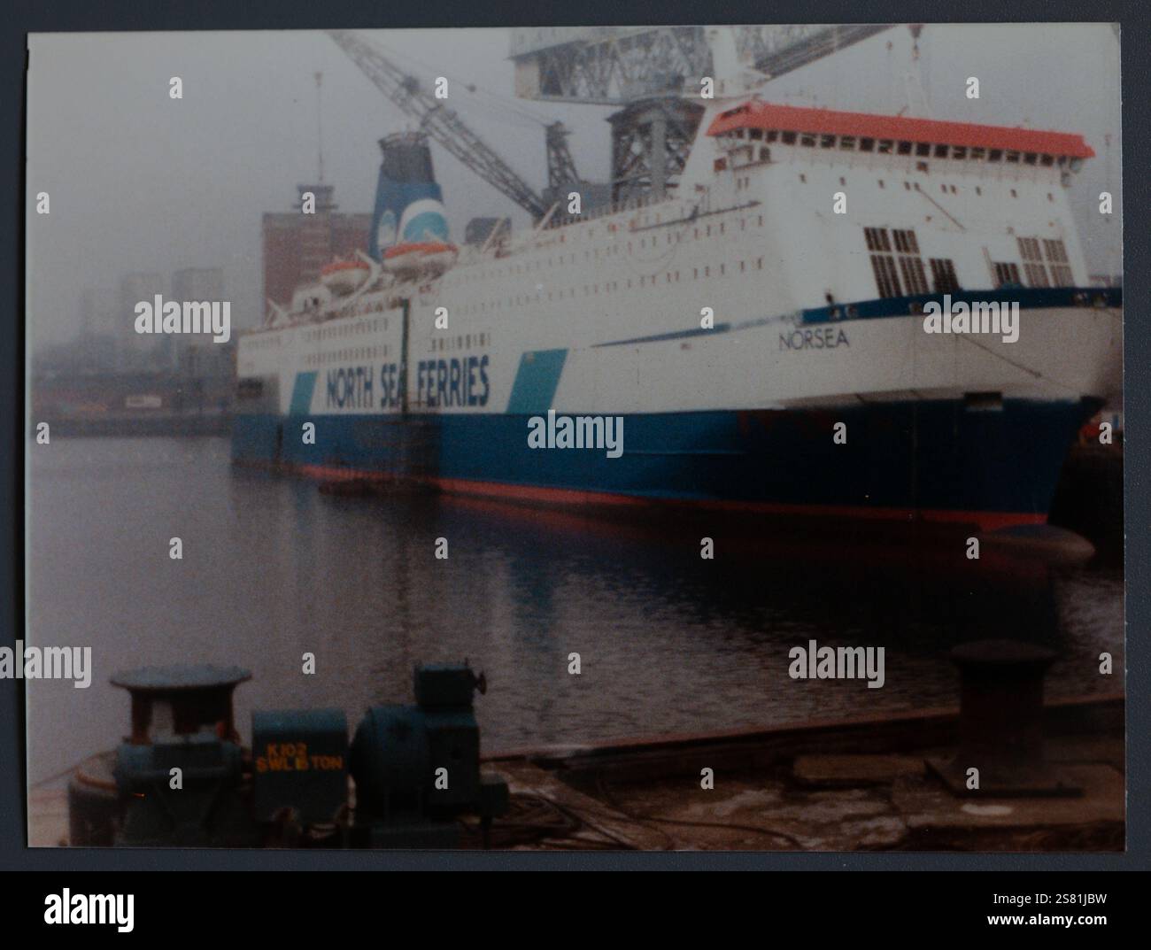 M.V. Norsea being built for North Sea Ferries at Govan Shipbuilders in ...