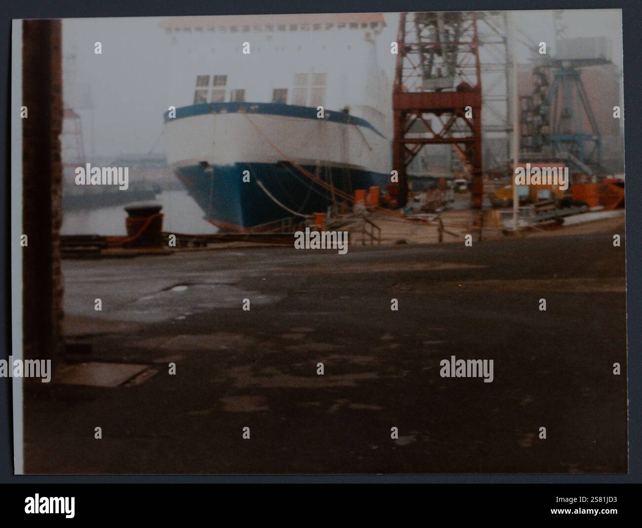 M.V. Norsea being built for North Sea Ferries at Govan Shipbuilders in ...