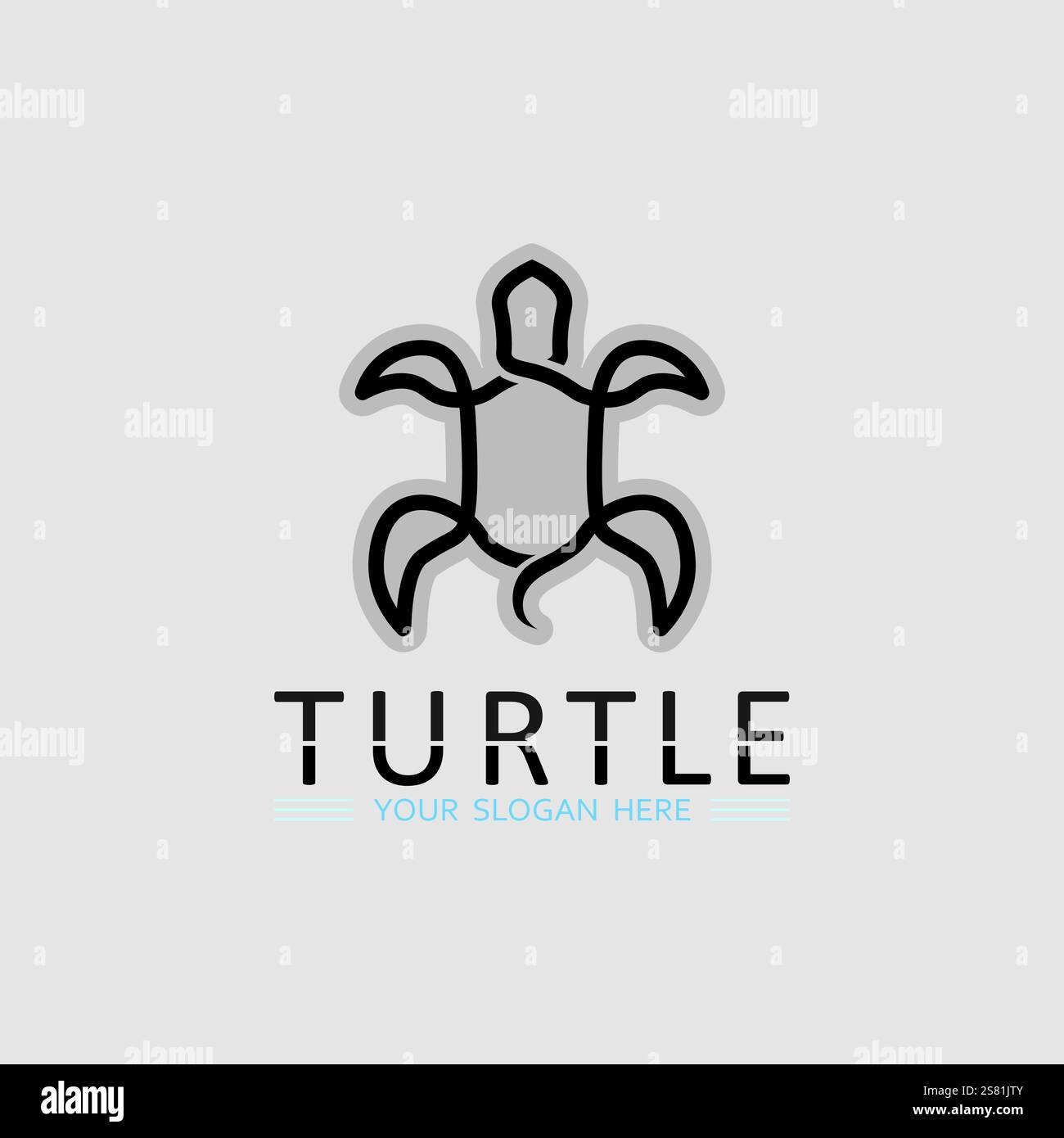 Turtle animal cartoon icon vector illustration Stock Vector Image & Art ...