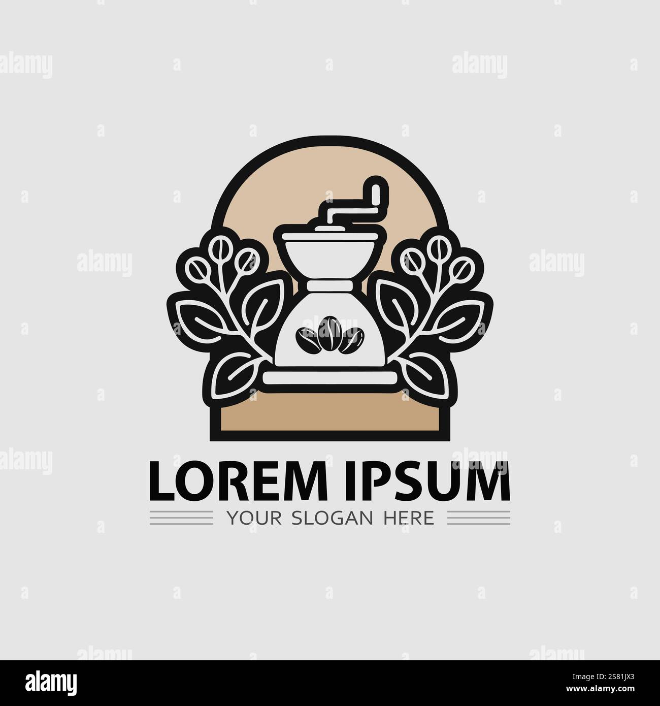 Cafe logo and Coffee logo design cafetarian drink dinner resto Stock ...