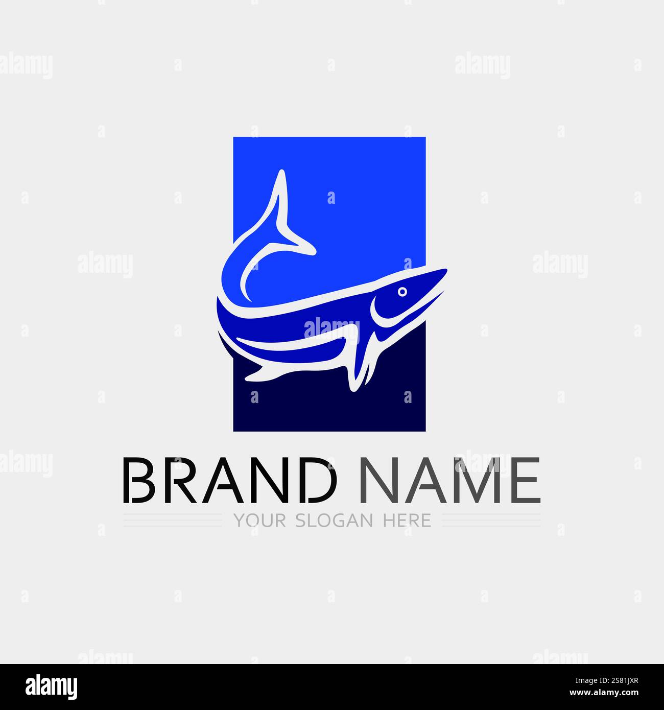 Fish and Fishing logo aquatic design animal vector illustration Stock ...