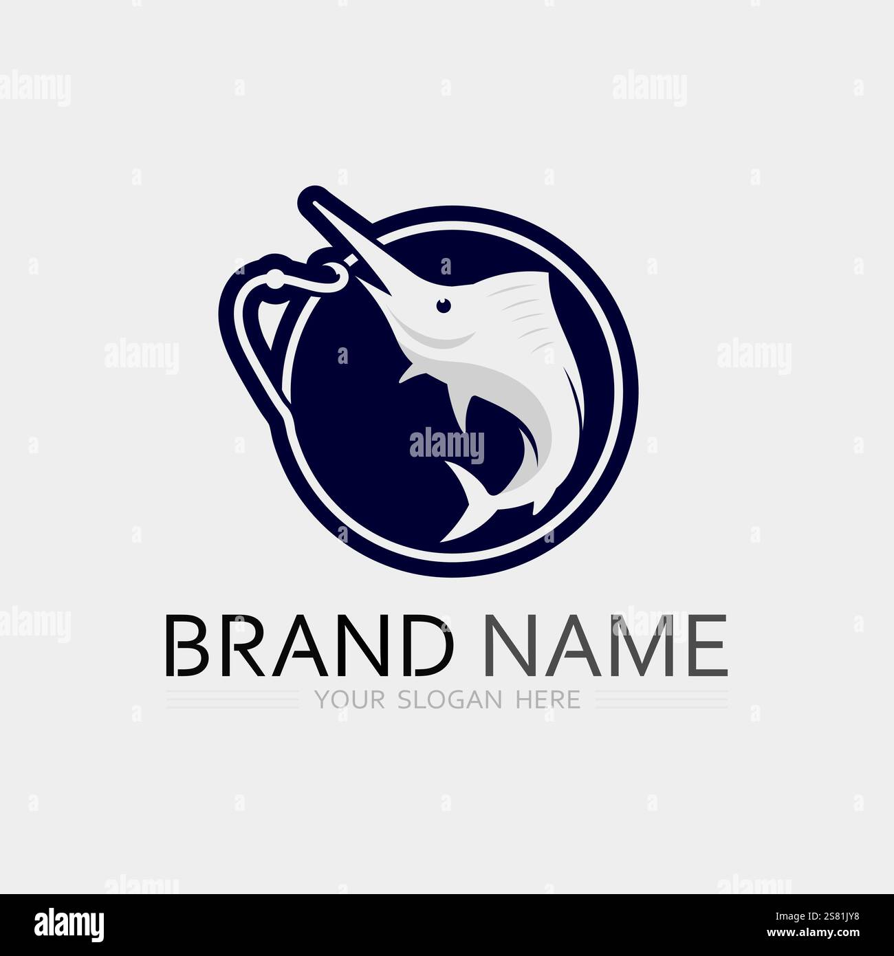 Fish and Fishing logo aquatic design animal vector illustration Stock ...