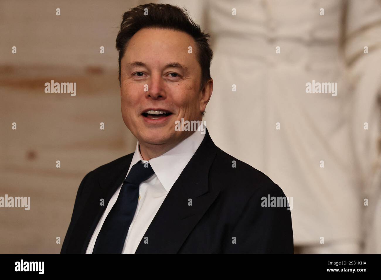 Washington, United States. 20th Jan, 2025. Telsa, SpaceX and X CEO Elon ...