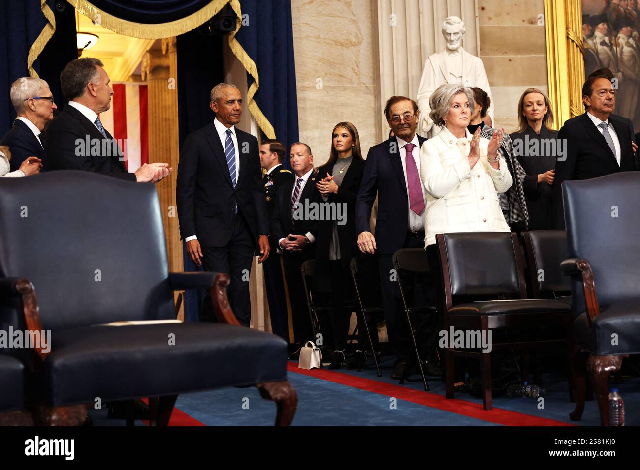 Washington, United States. 20th Jan, 2025. Former U.S. President Barack ...