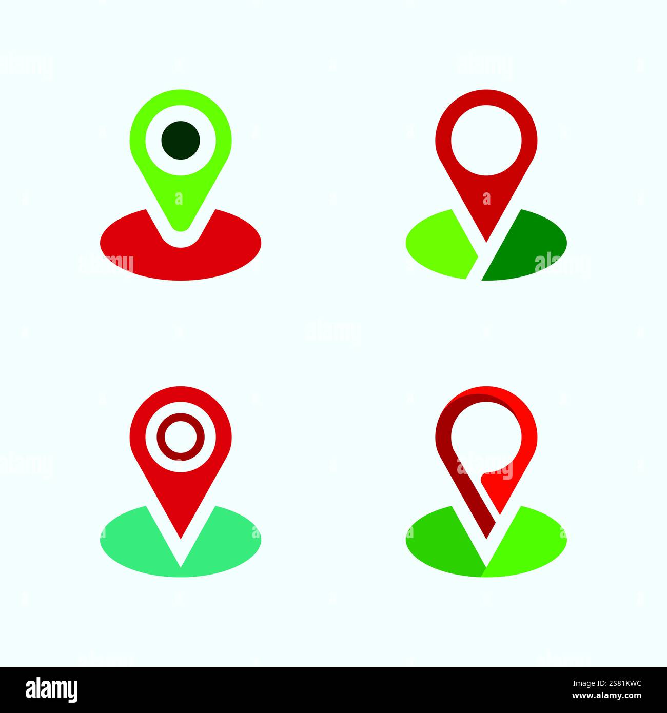GPS and MAP logo navigator sign location symbol design vector ...