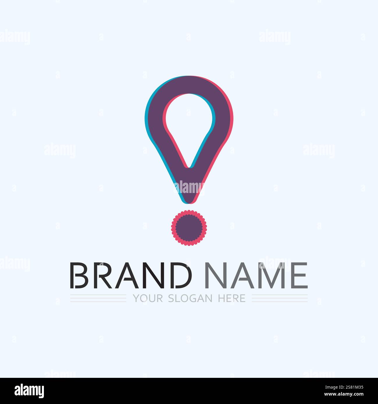 GPS and MAP logo navigator sign location symbol design vector ...