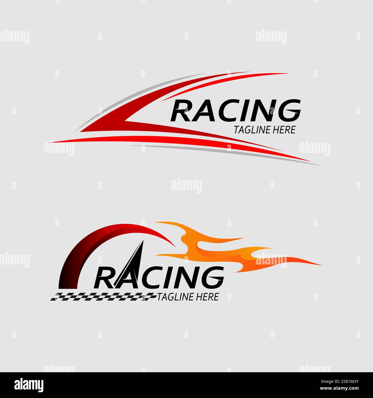 Race and speed logo icon vector Race flag racing illustration logo ...
