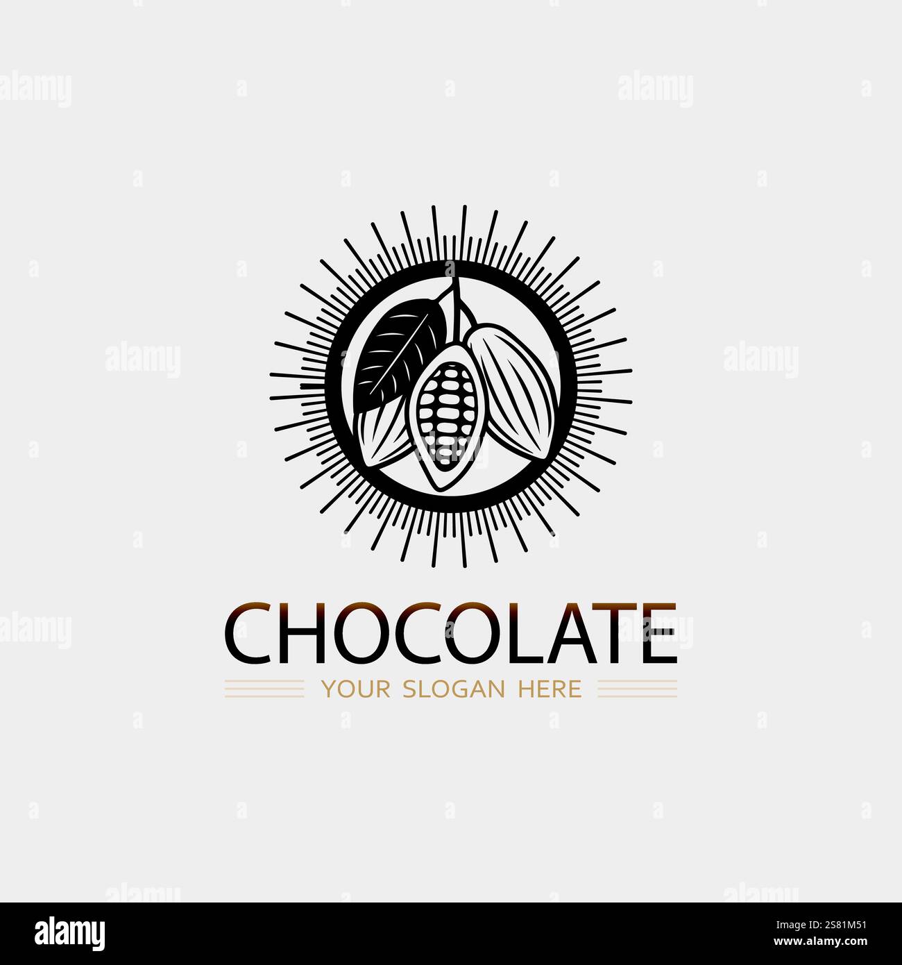 Chocolate and Cocoa logo icon vector design illustration Stock Vector ...