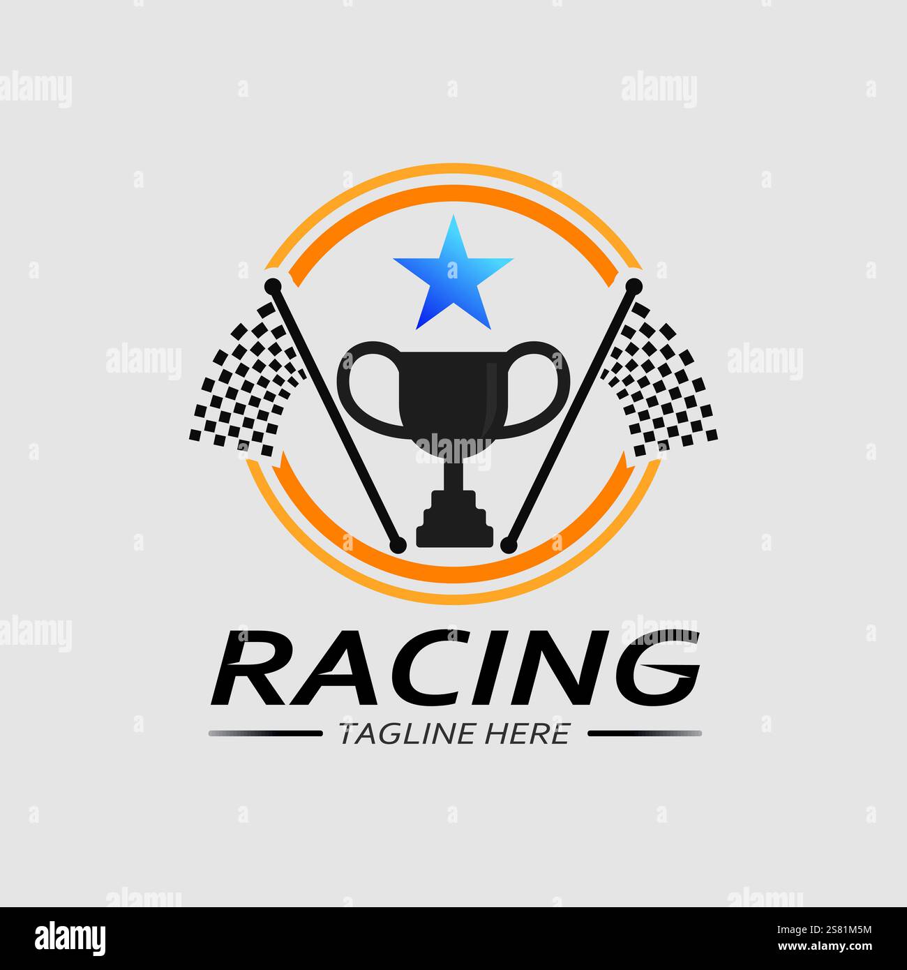 Race and speed logo icon vector Race flag racing illustration logo ...