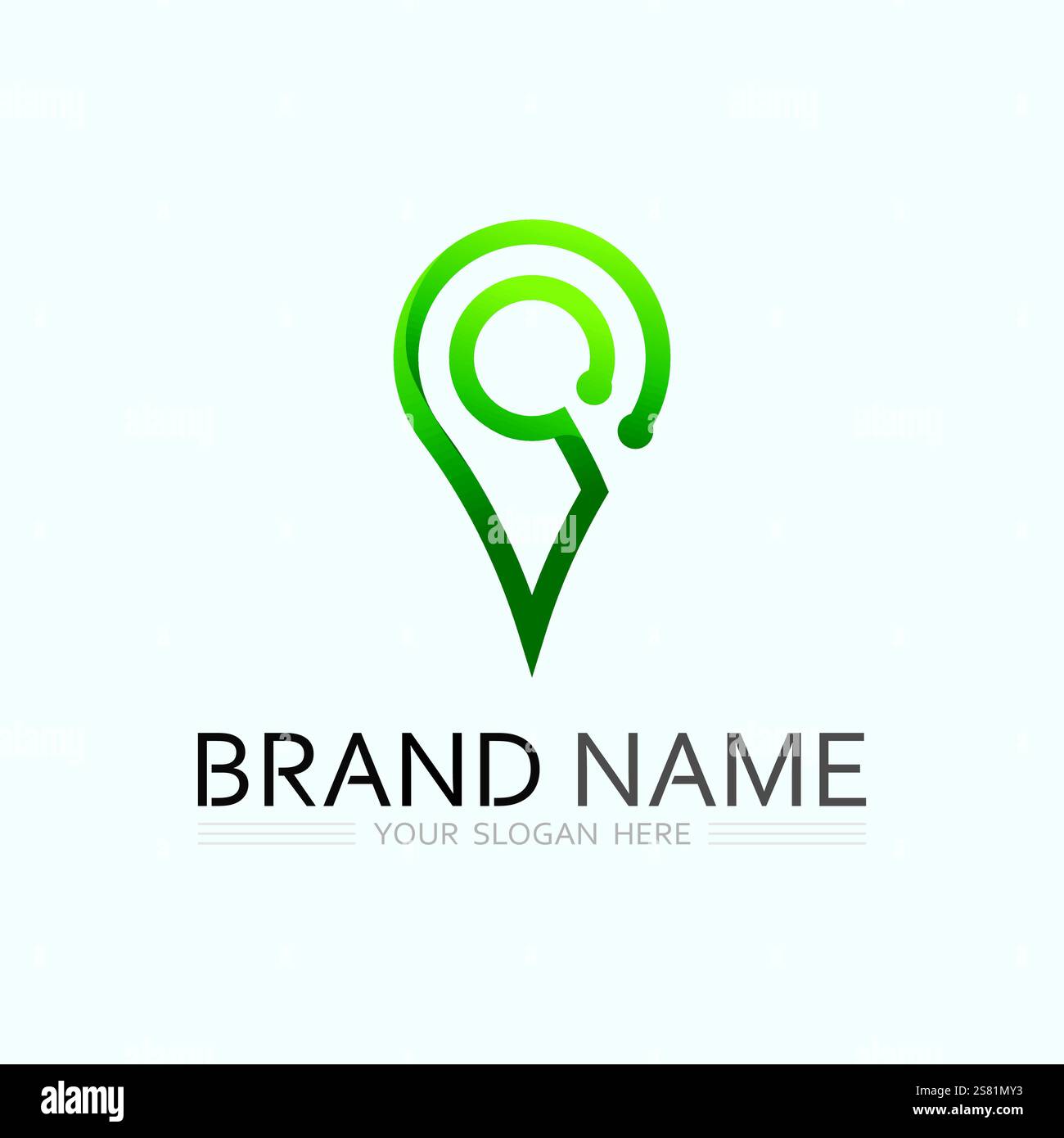 GPS and MAP logo navigator sign location symbol design vector ...