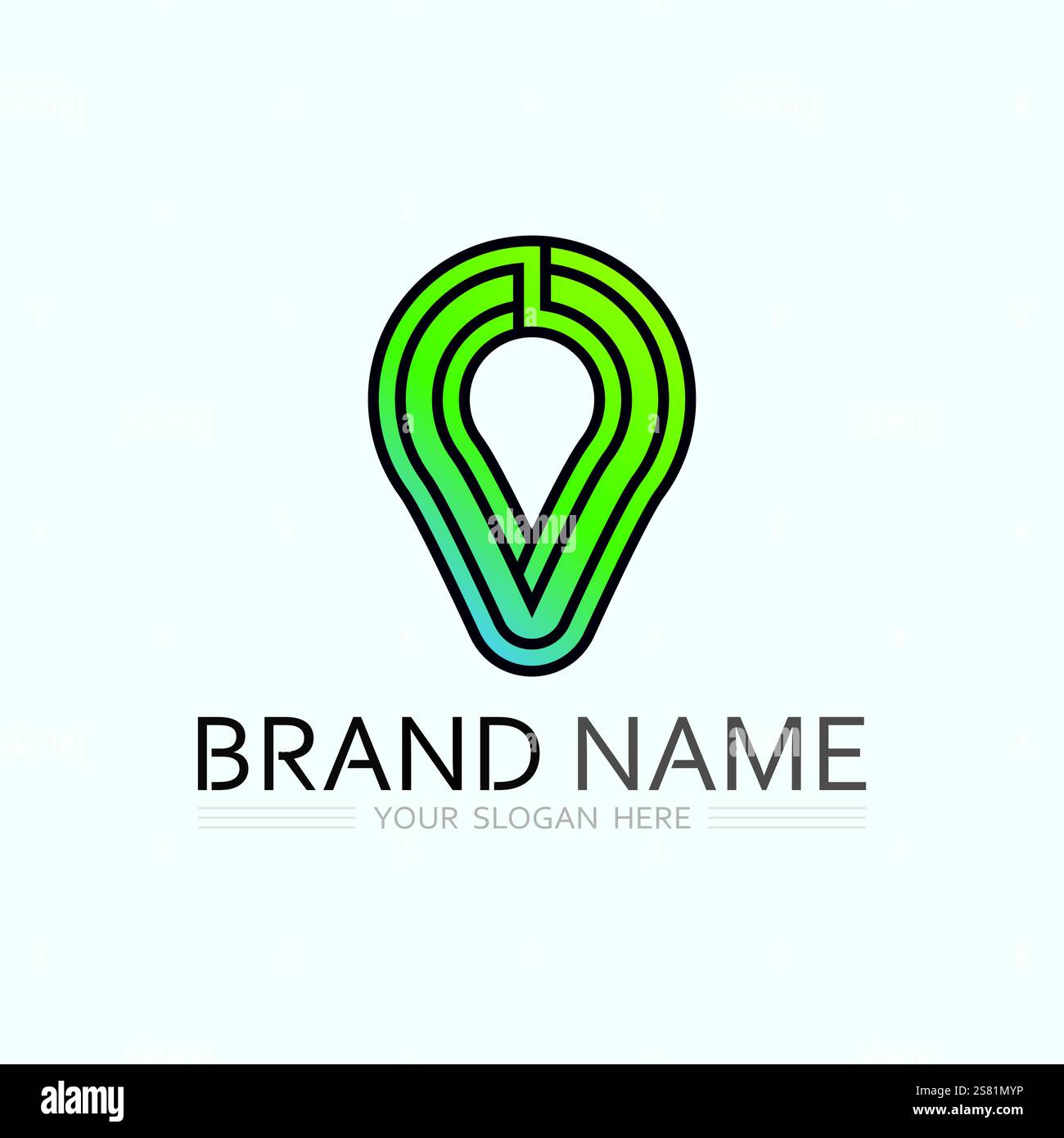 GPS and MAP logo navigator sign location symbol design vector ...