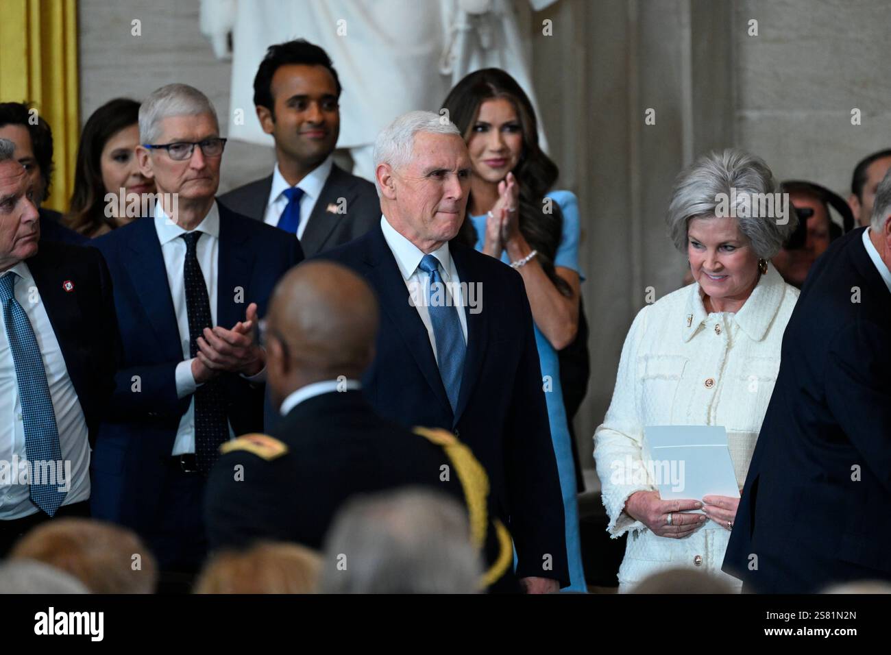 Washington, DC. 20th Jan, 2025. Former US Vice President Mike Pence ...