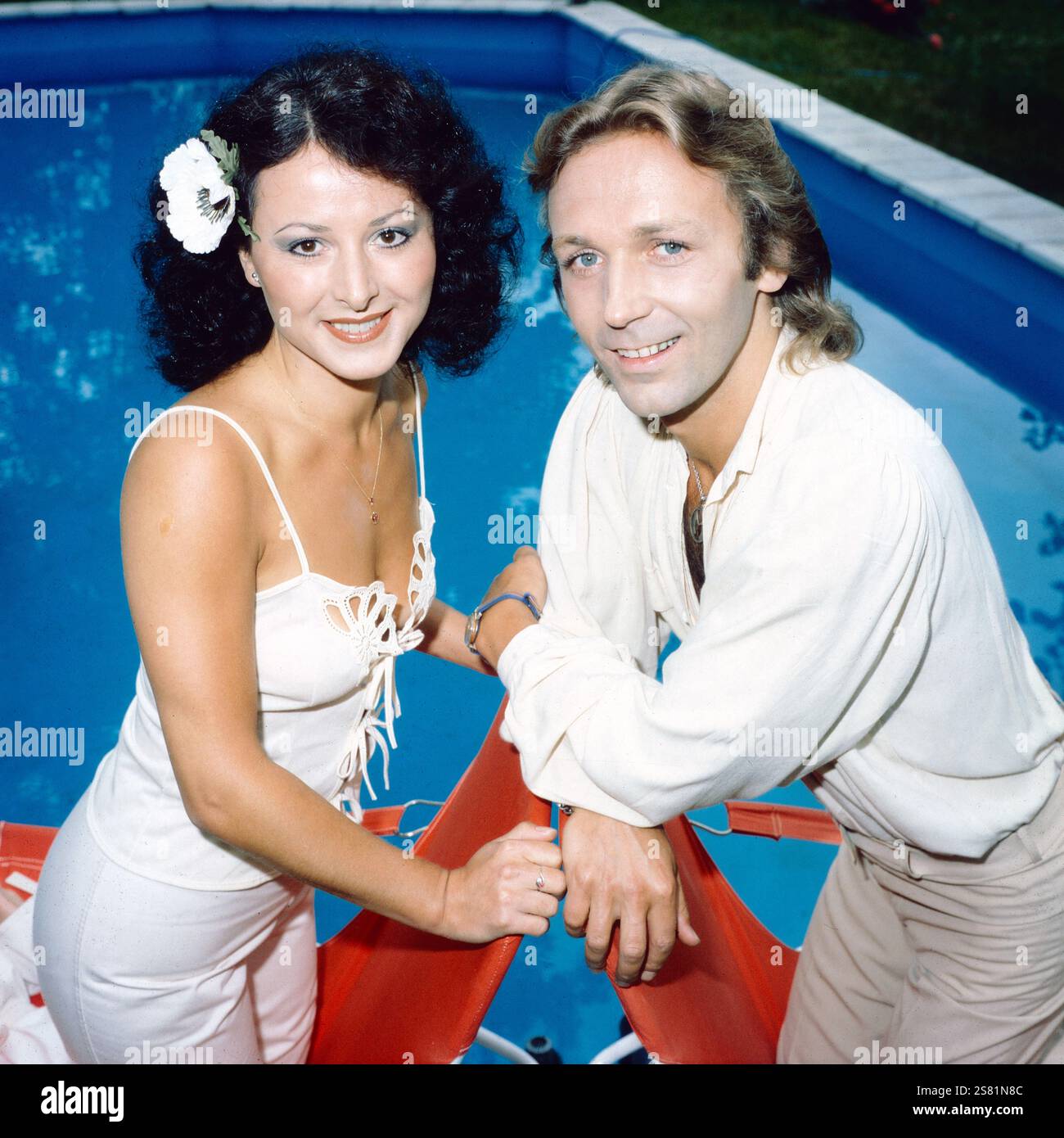 Das Schlagerpaar Muck & Evelin, bestehend aus Hartmut Schulze Gerlach ...