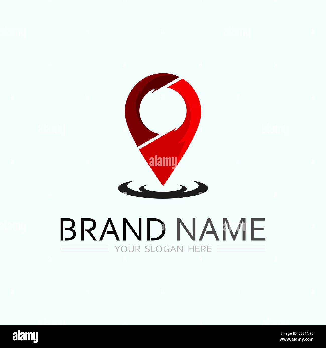 GPS and MAP logo navigator sign location symbol design vector ...