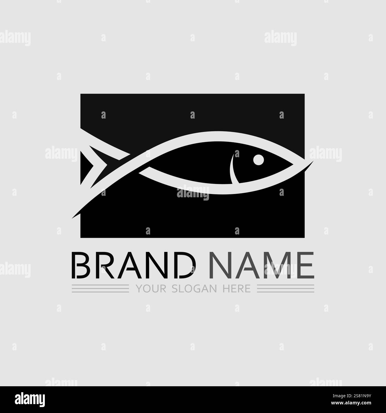 Fish and Fishing logo aquatic design animal vector illustration Stock ...