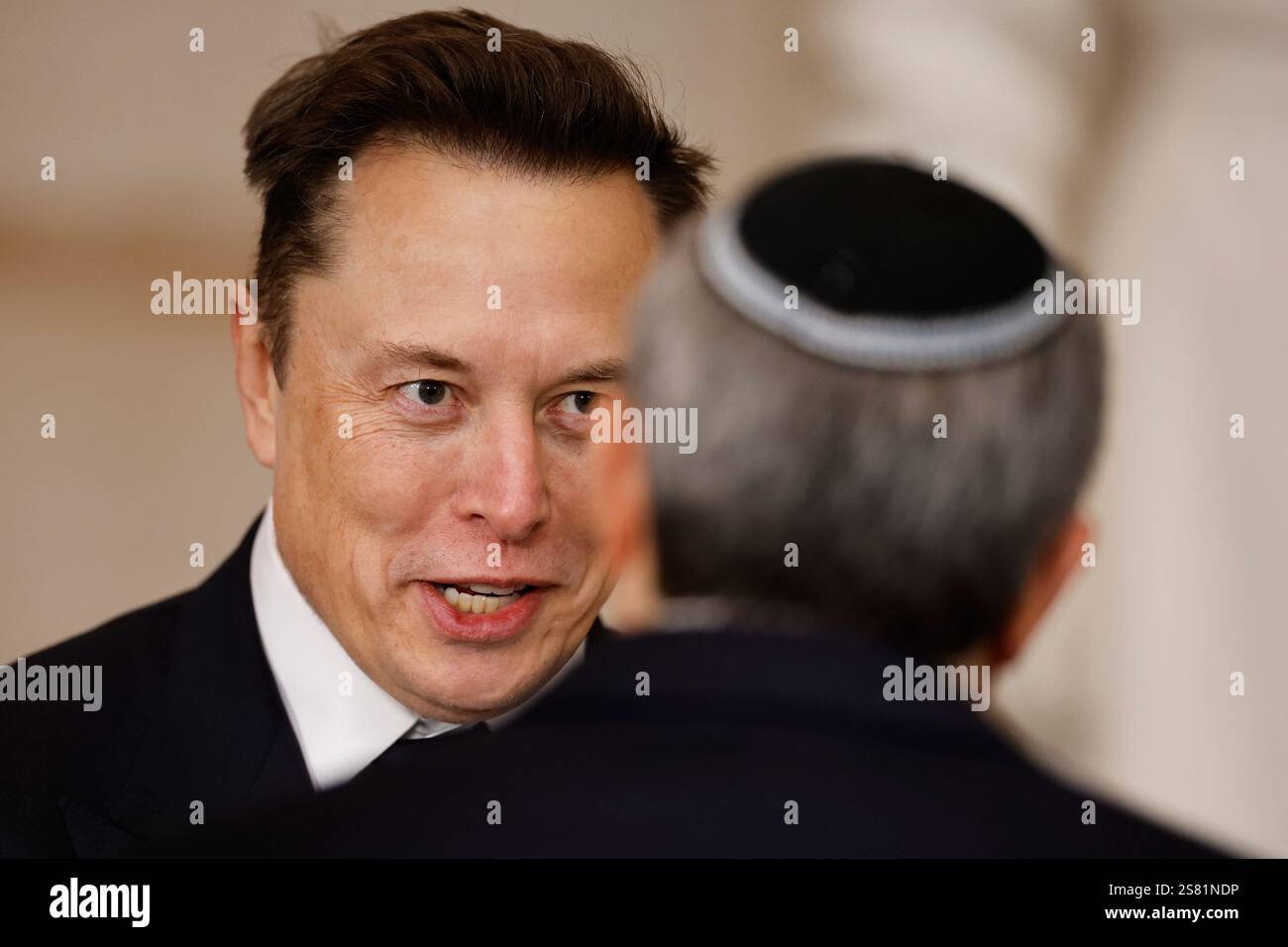 WASHINGTON, DC - JANUARY 20: Telsa, SpaceX and X CEO Elon Musk arrives ...
